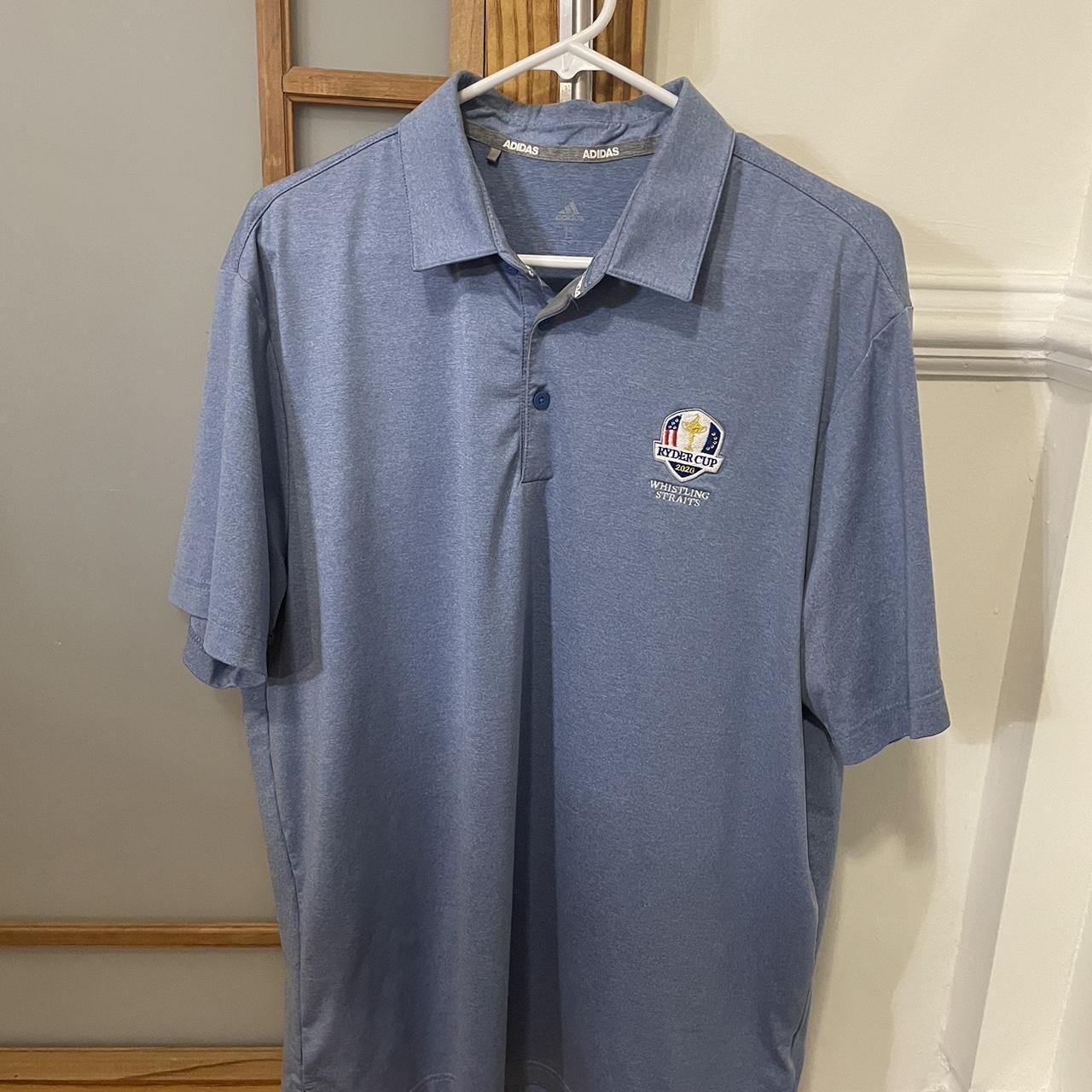 Blue Ryder Cup Golf Shirt Size Large - Depop