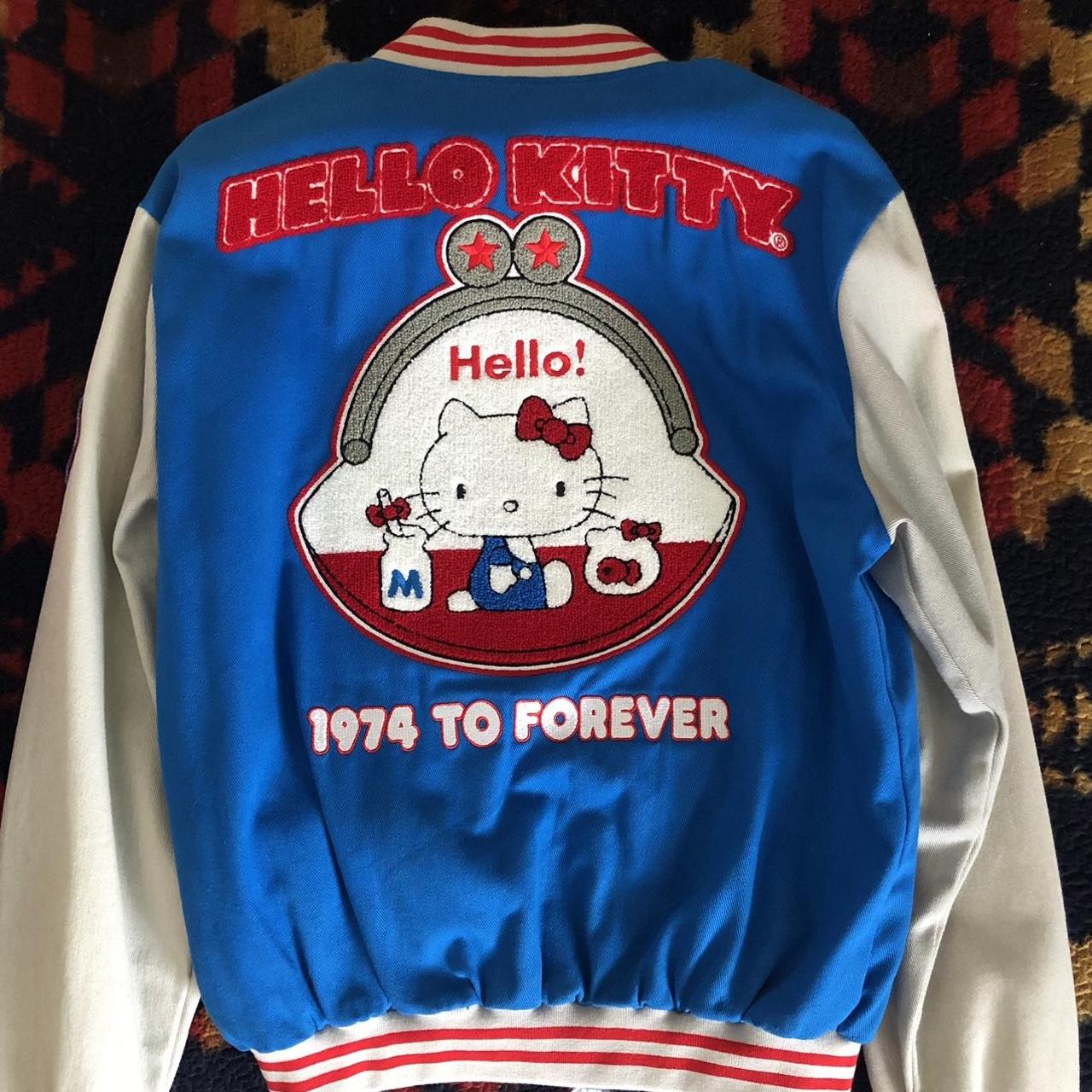 Friends around the world tour hello kitty varsity... - Depop