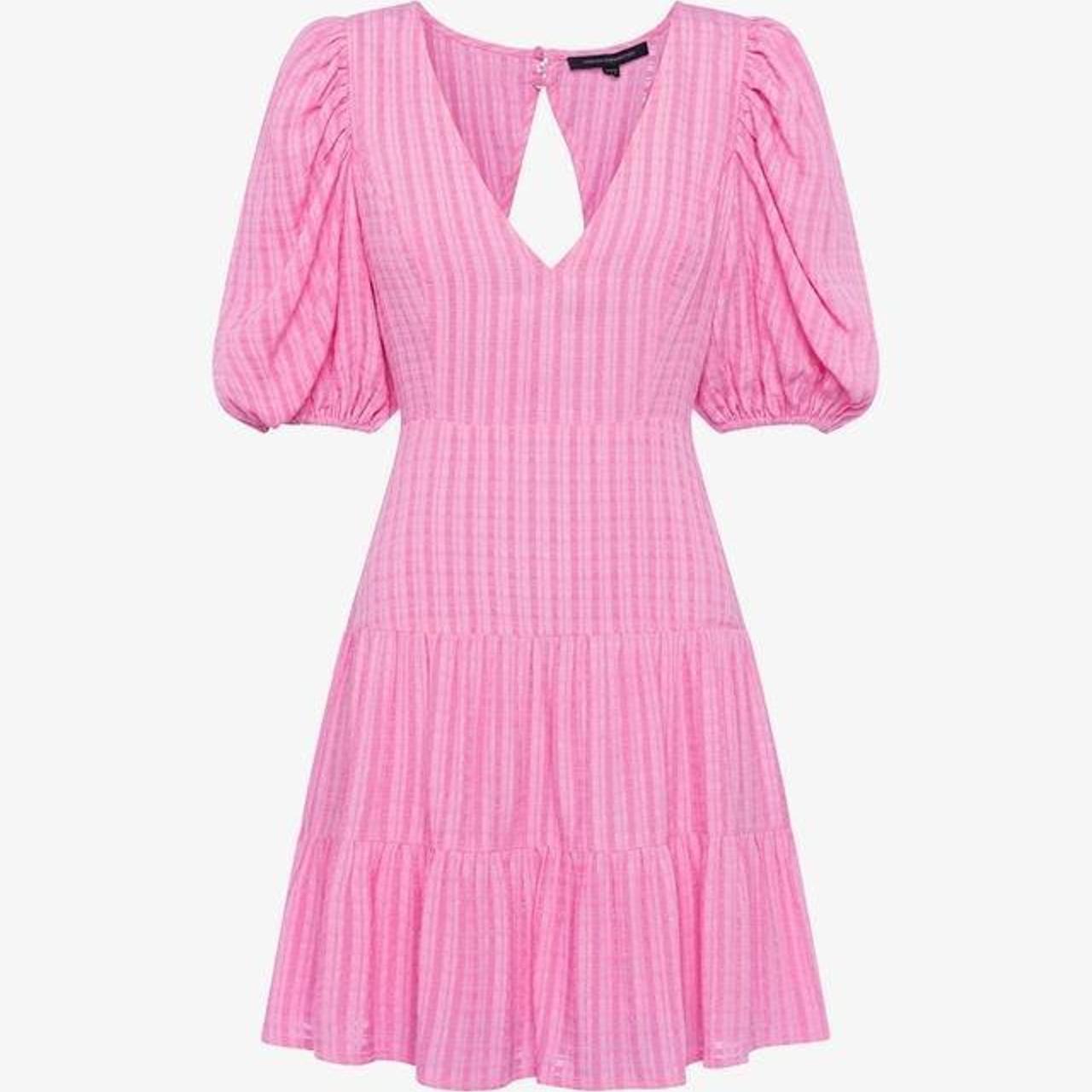 French Connection Women's Pink Dress | Depop