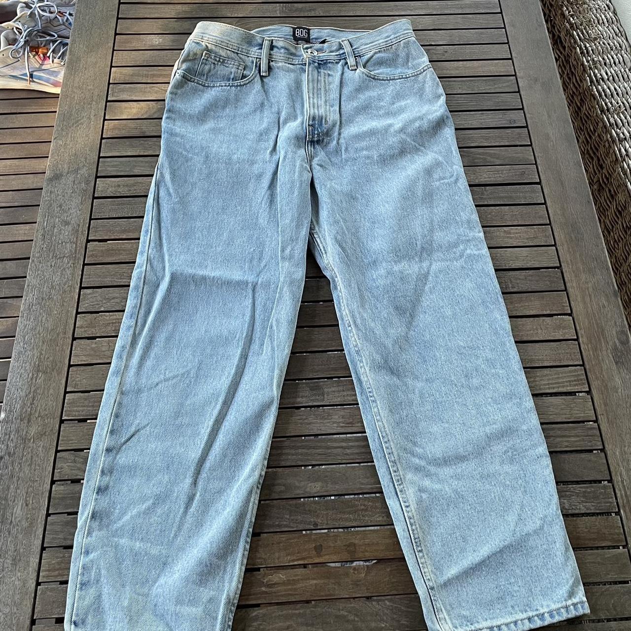 Light Wash Wide Fit BDG Jeans Waist - 33” Rise -... - Depop