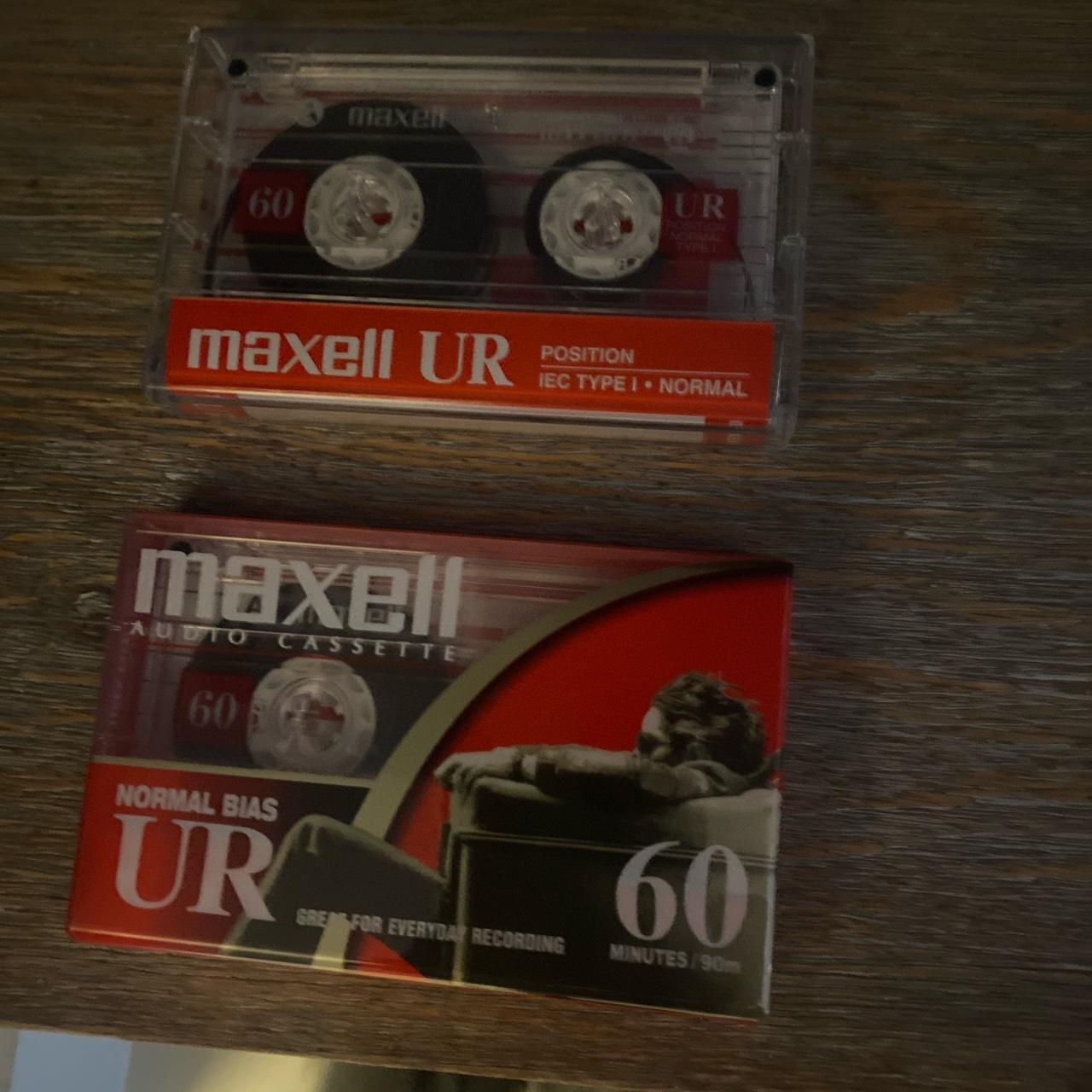 Maxwell 60 Minute Cassette Tapes 2 UNUSED 60 minute... - Depop
