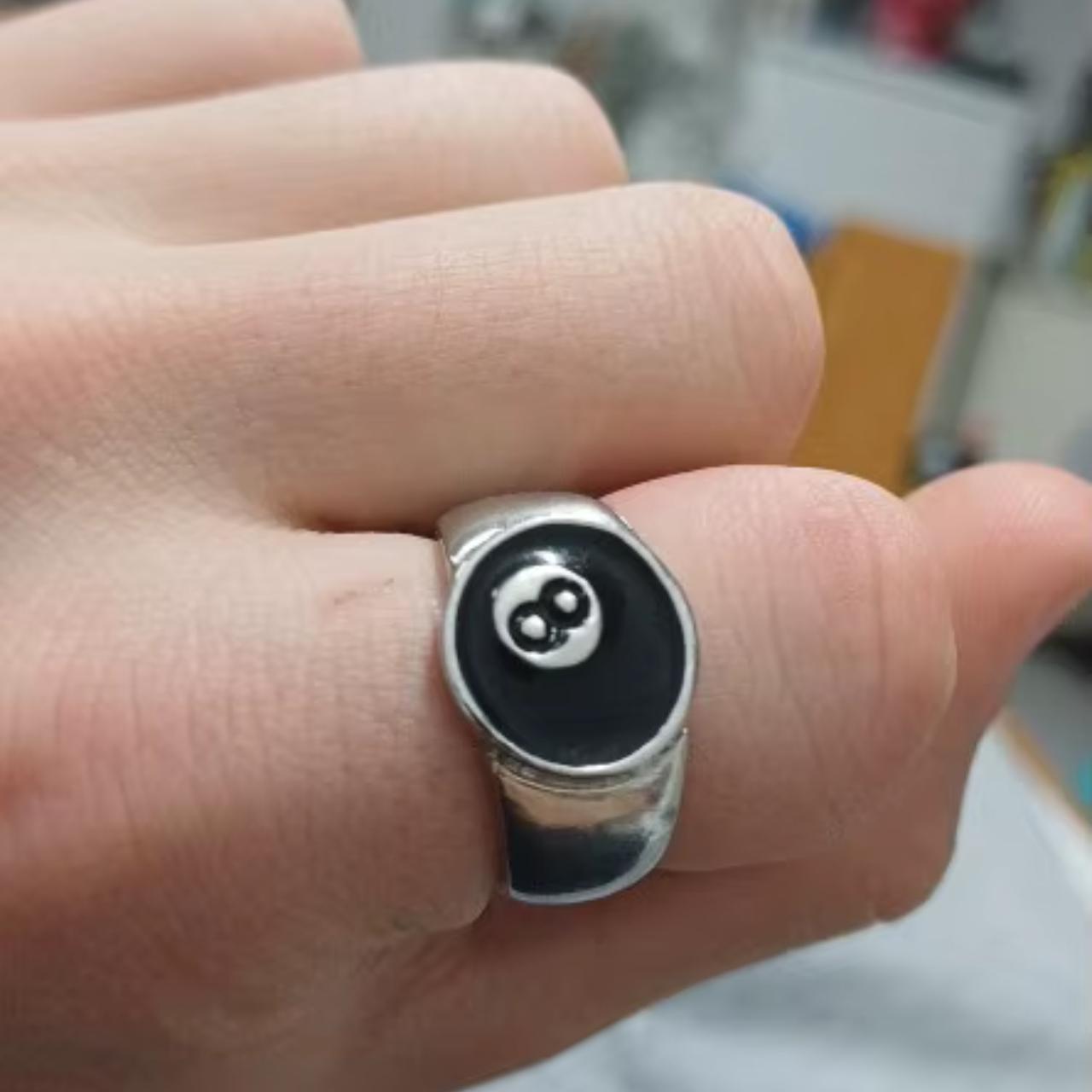Y2k 8 pool ring for men/woman its a cool design fits... | Depop