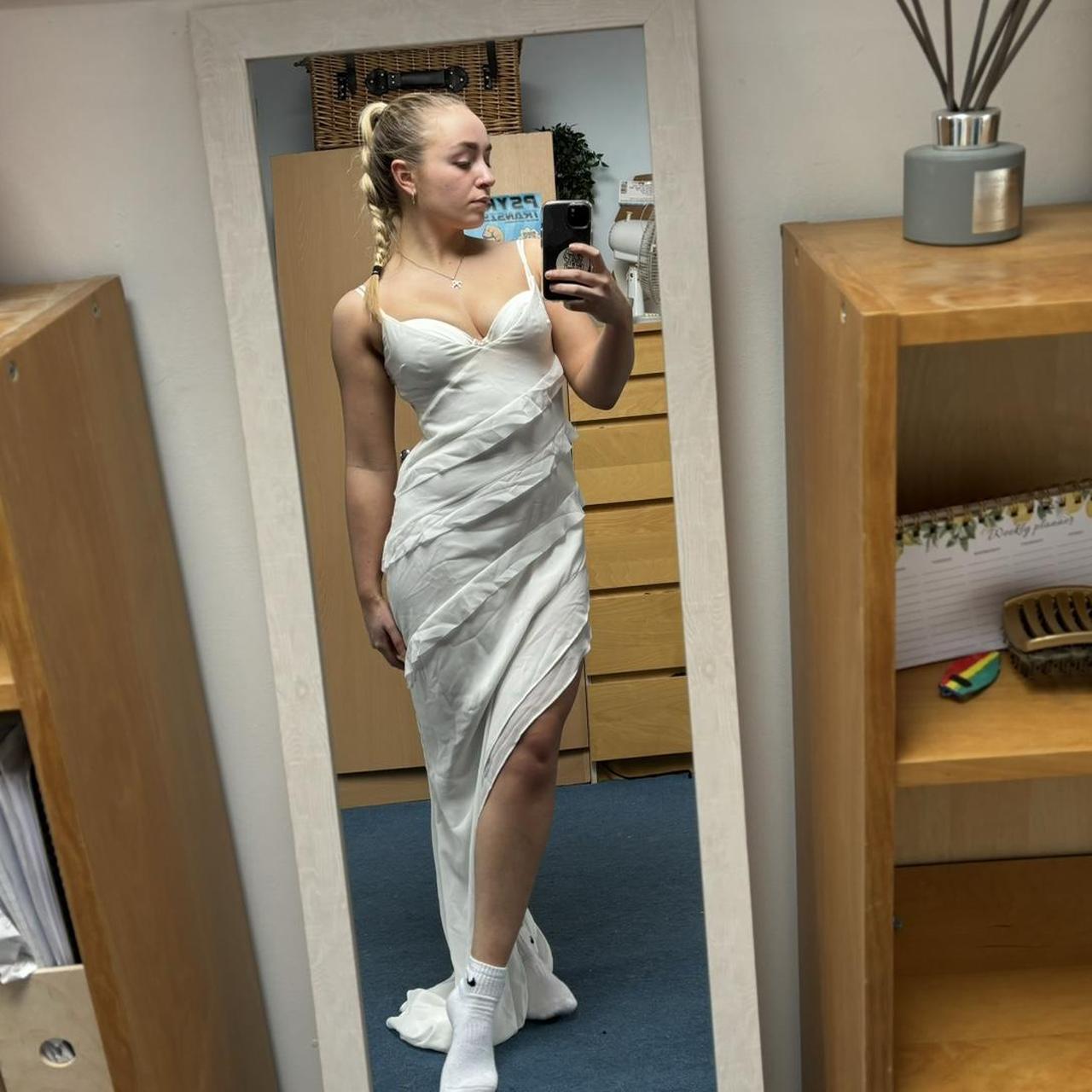 Oh Polly Maxi Dress Including satin bra insert... - Depop