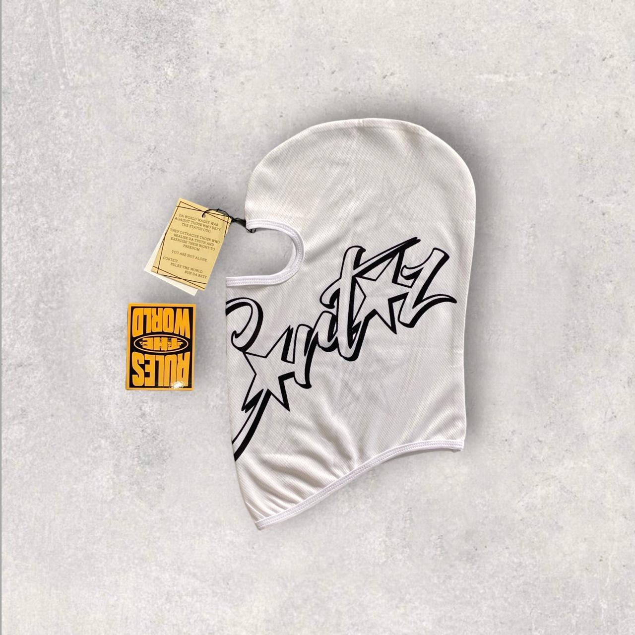 Corteiz 4th Anniversary Ski Mask Size: One... - Depop