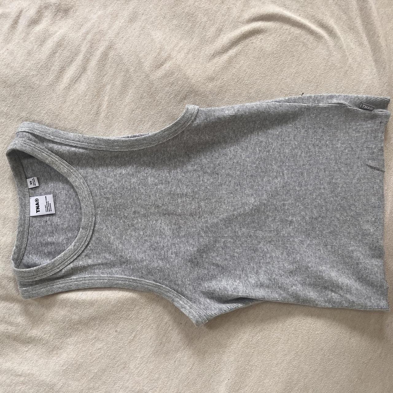 Aritzia TNA Tank XS Heather grey High quality basic - Depop
