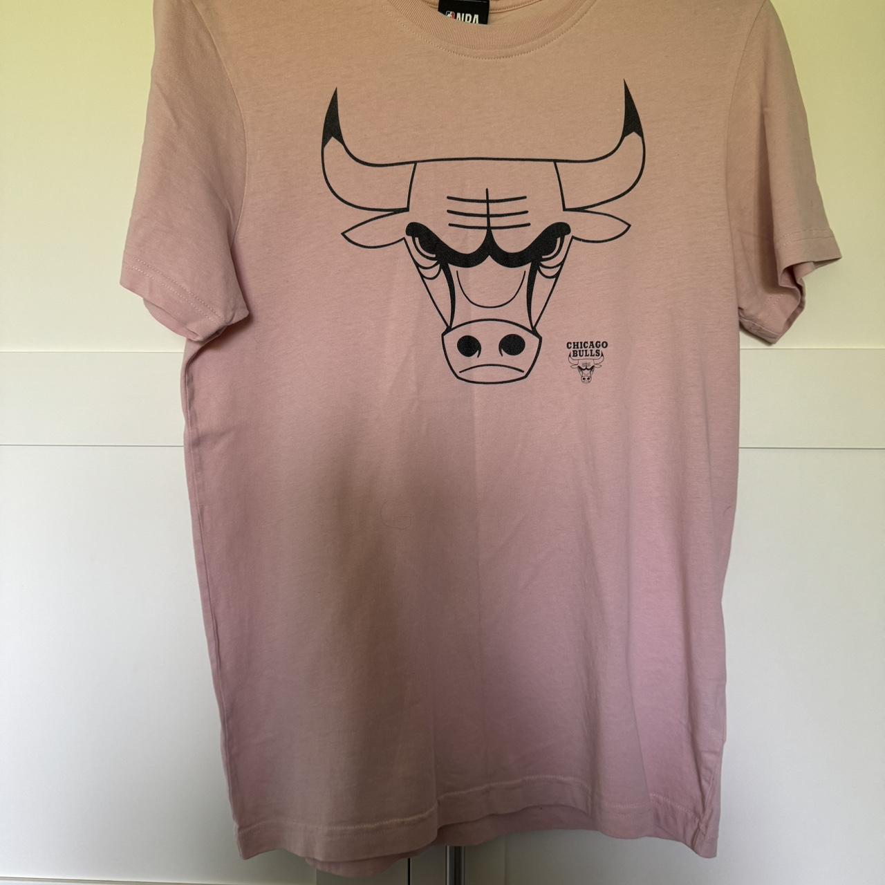 Pink NBA Chicago bulls T-Shirt Size-Medium In... - Depop
