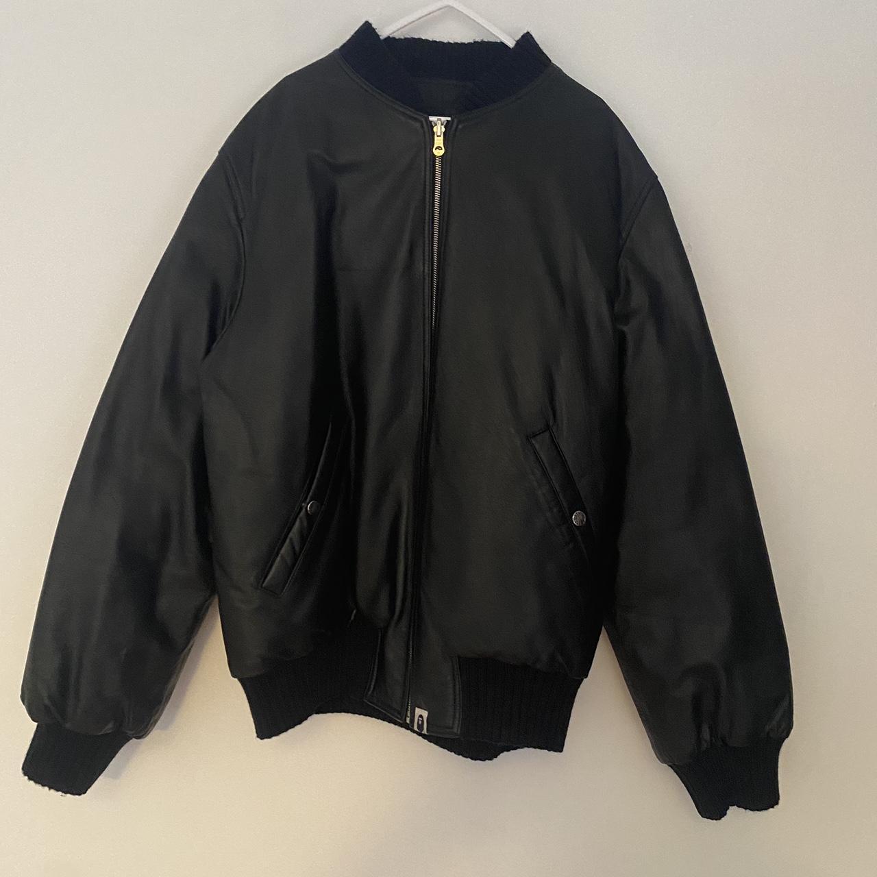 BAPE Men's Black Jacket | Depop