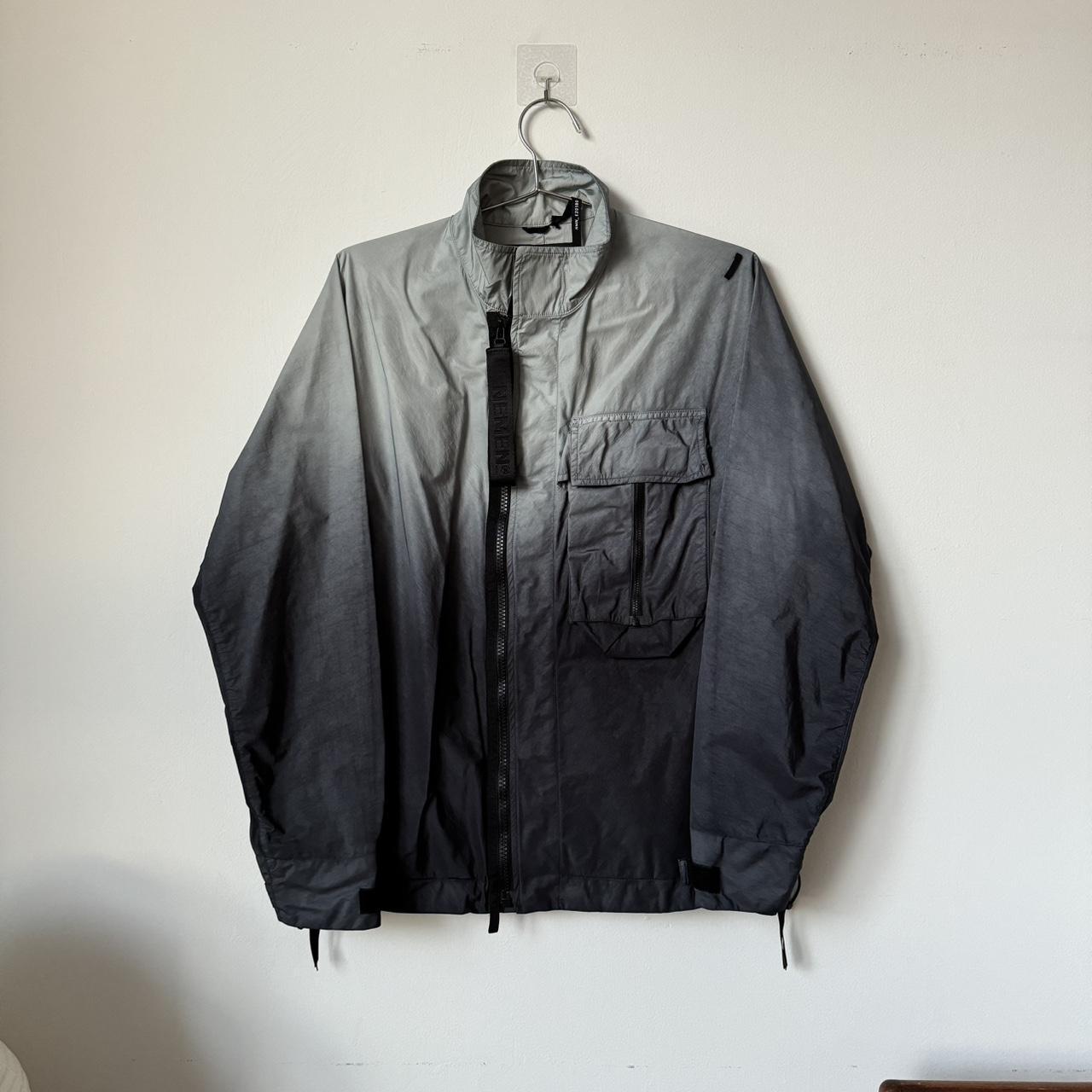 NEMEN BLUE/WHITE GRADIENT JACKET Size: M /... - Depop