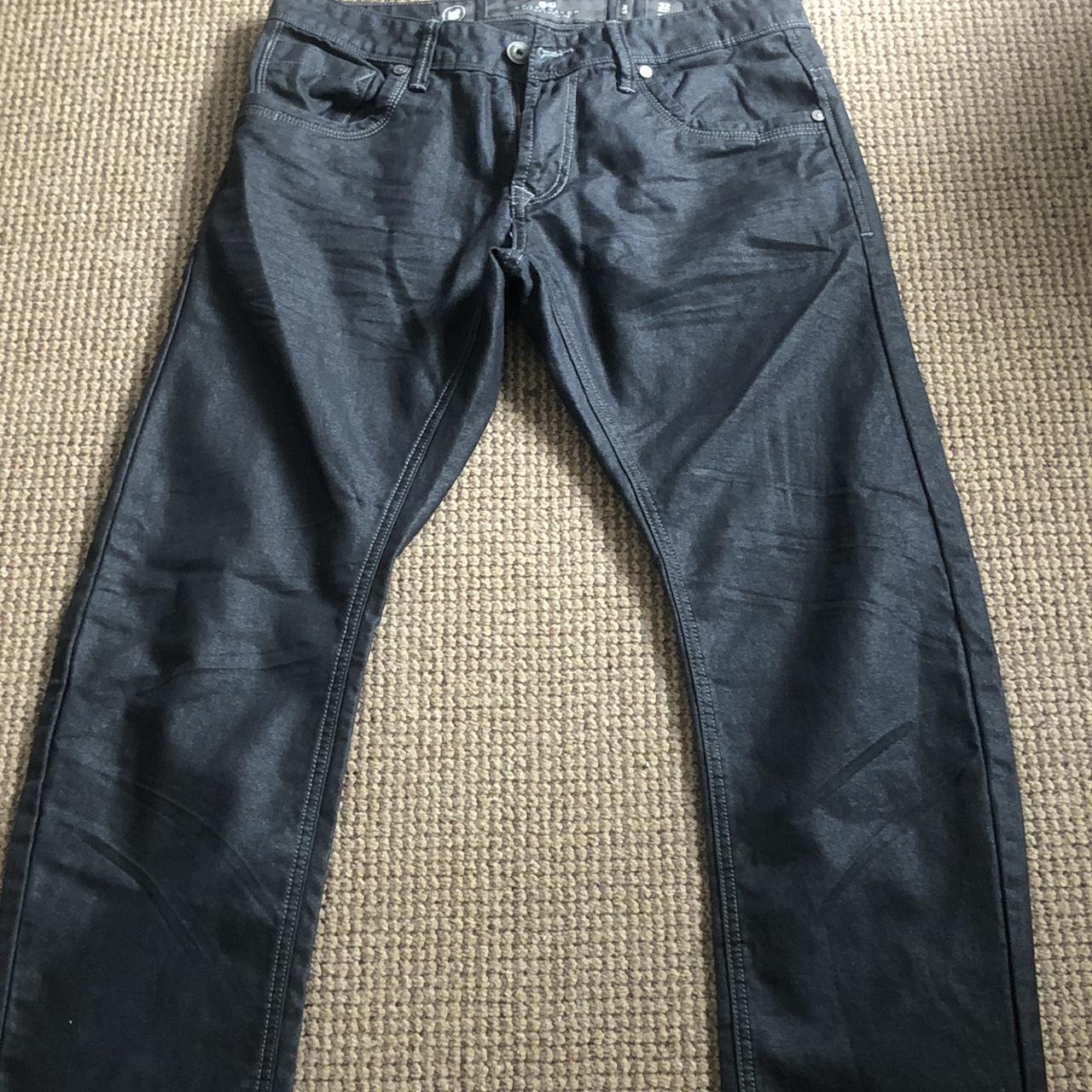 crosshatch denim jeans 32 waist 32 leg slim fit £12... - Depop
