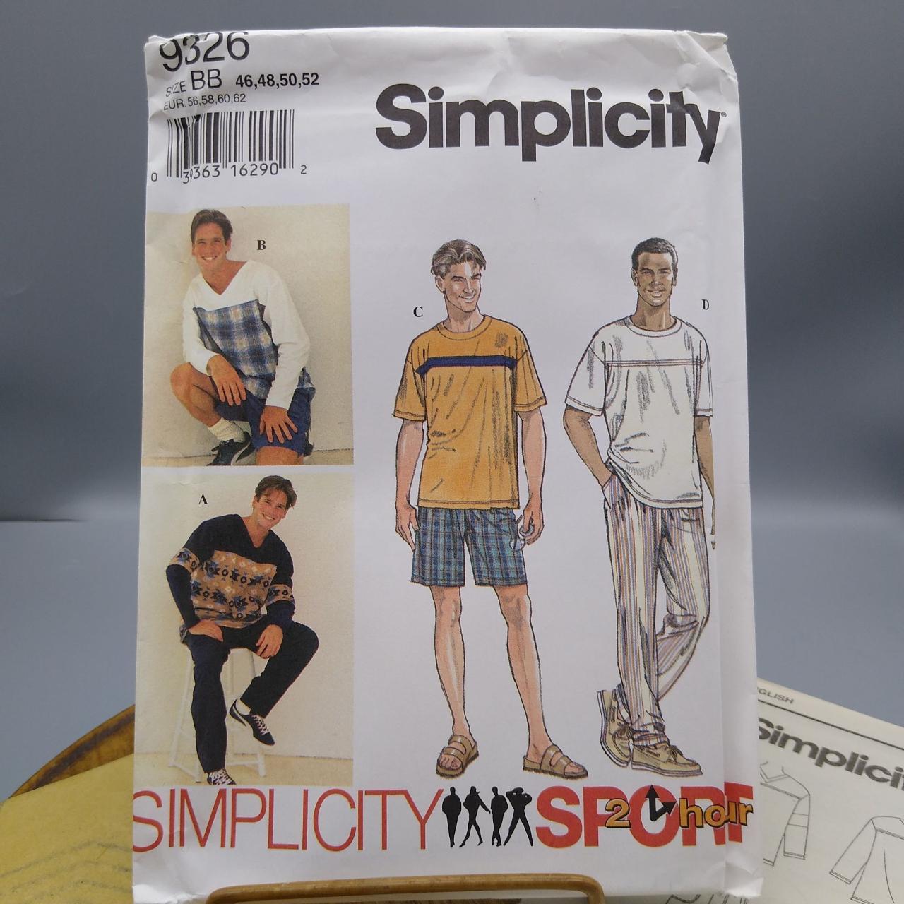 UNCUT Vintage Sewing PATTERN Simplicity 9326, 2 Hr... - Depop
