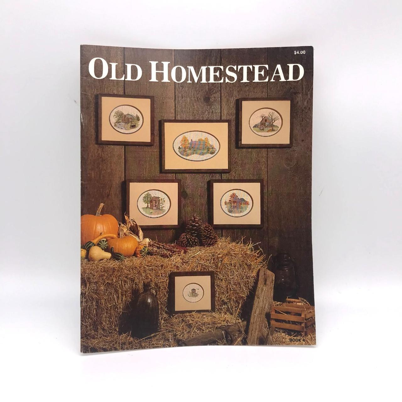 Vintage Cross Stitch Patterns, Old Homestead Book 4,... - Depop
