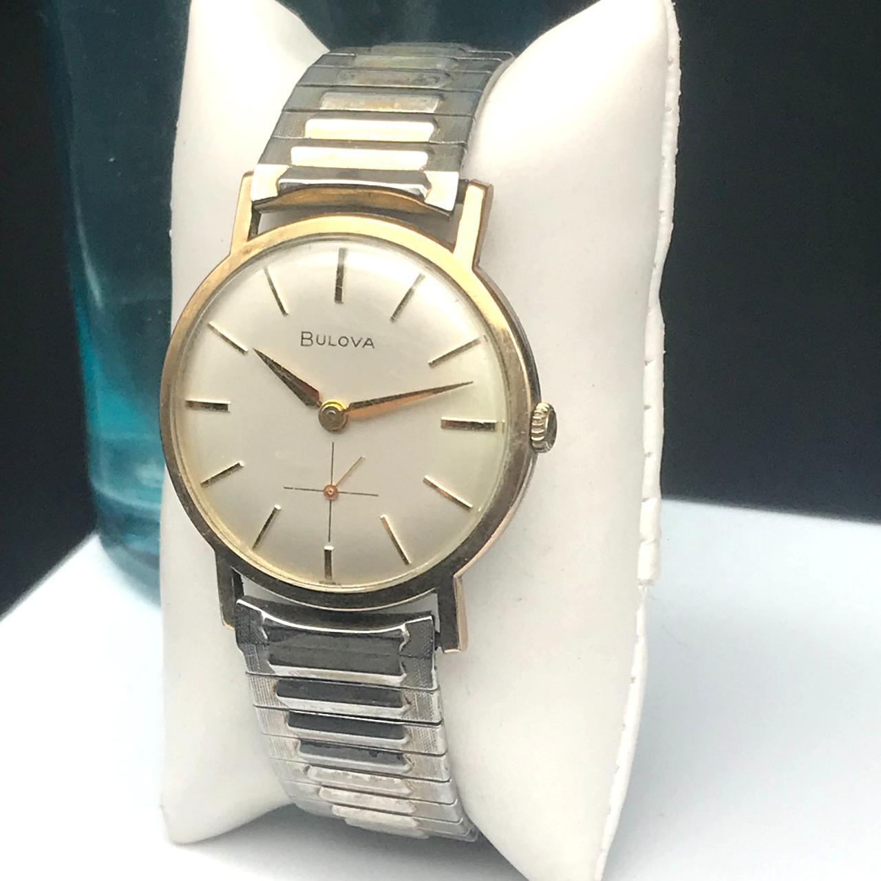 Bulova M6 Yellow Gold Filled Original Round Manual... - Depop