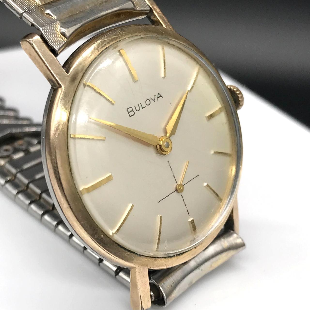 Bulova M6 Yellow Gold Filled Original Round Manual... - Depop