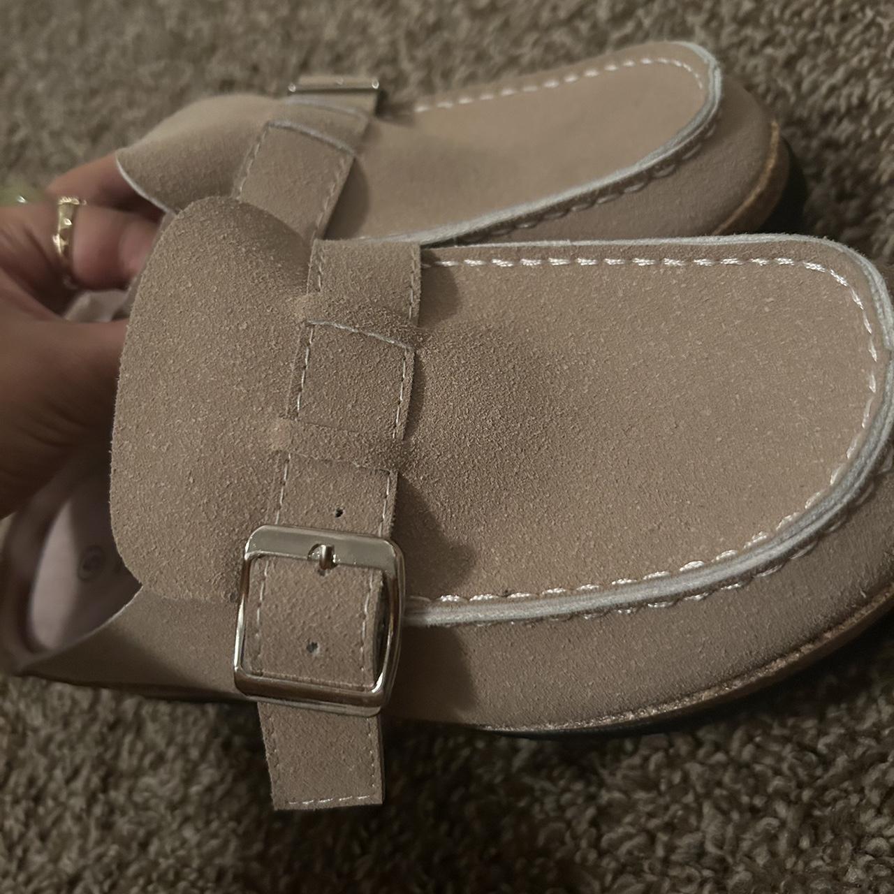 Worn once to try on Cute house shoes or work shoes - Depop