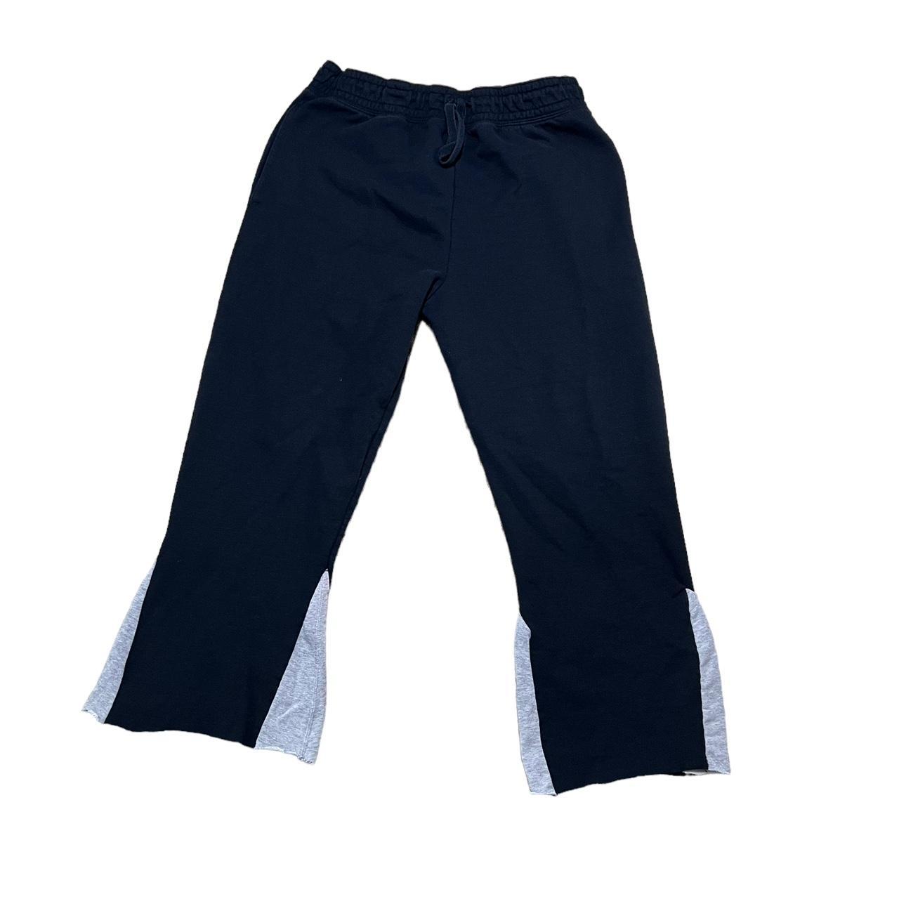 flared sweatpants baggy custom flares very... - Depop