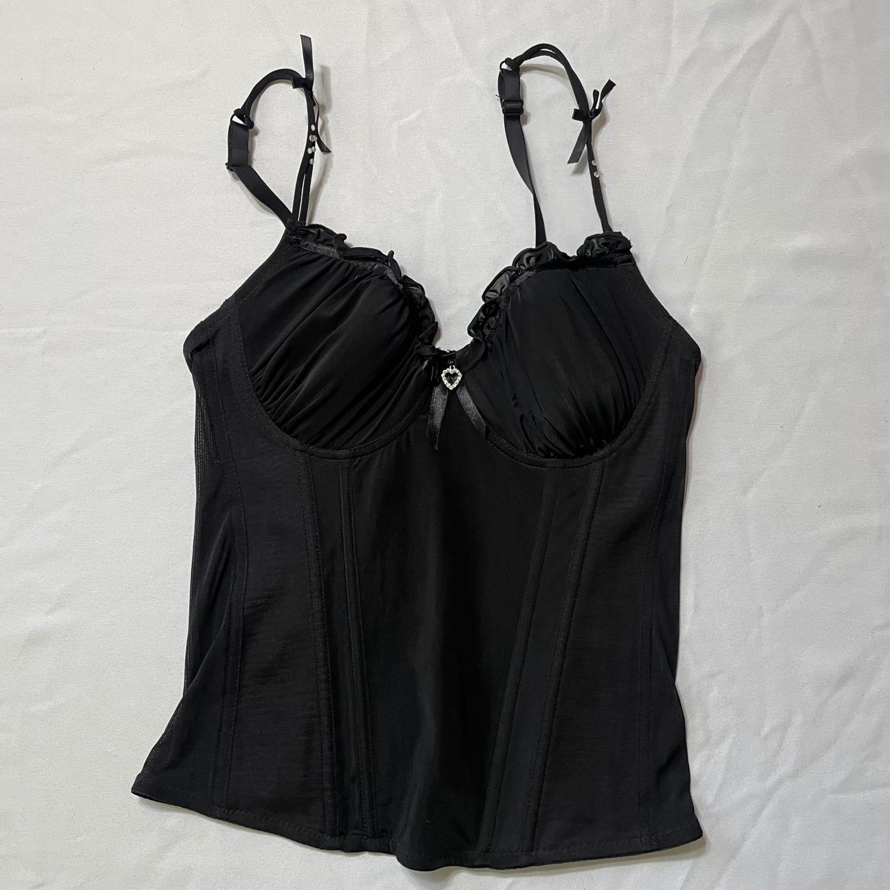 Black Native Intimates corset Size 36B - Depop