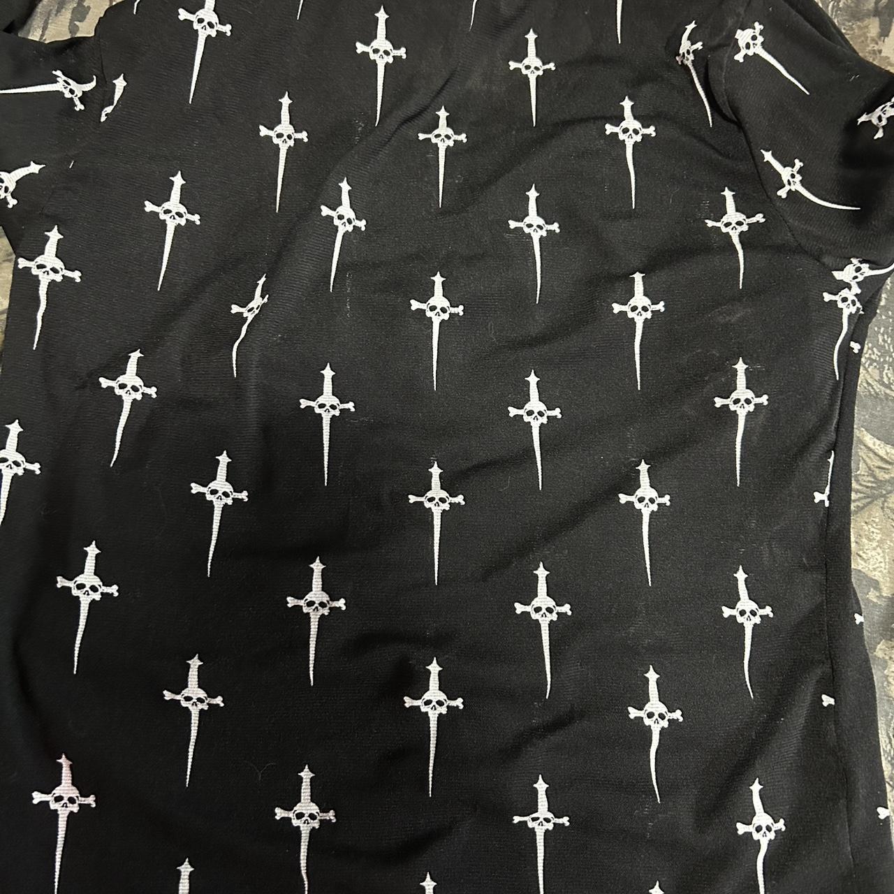 lip service dagger mesh top ˚୨୧⋆｡˚ ⋆ ୨୧ long sleeve... - Depop