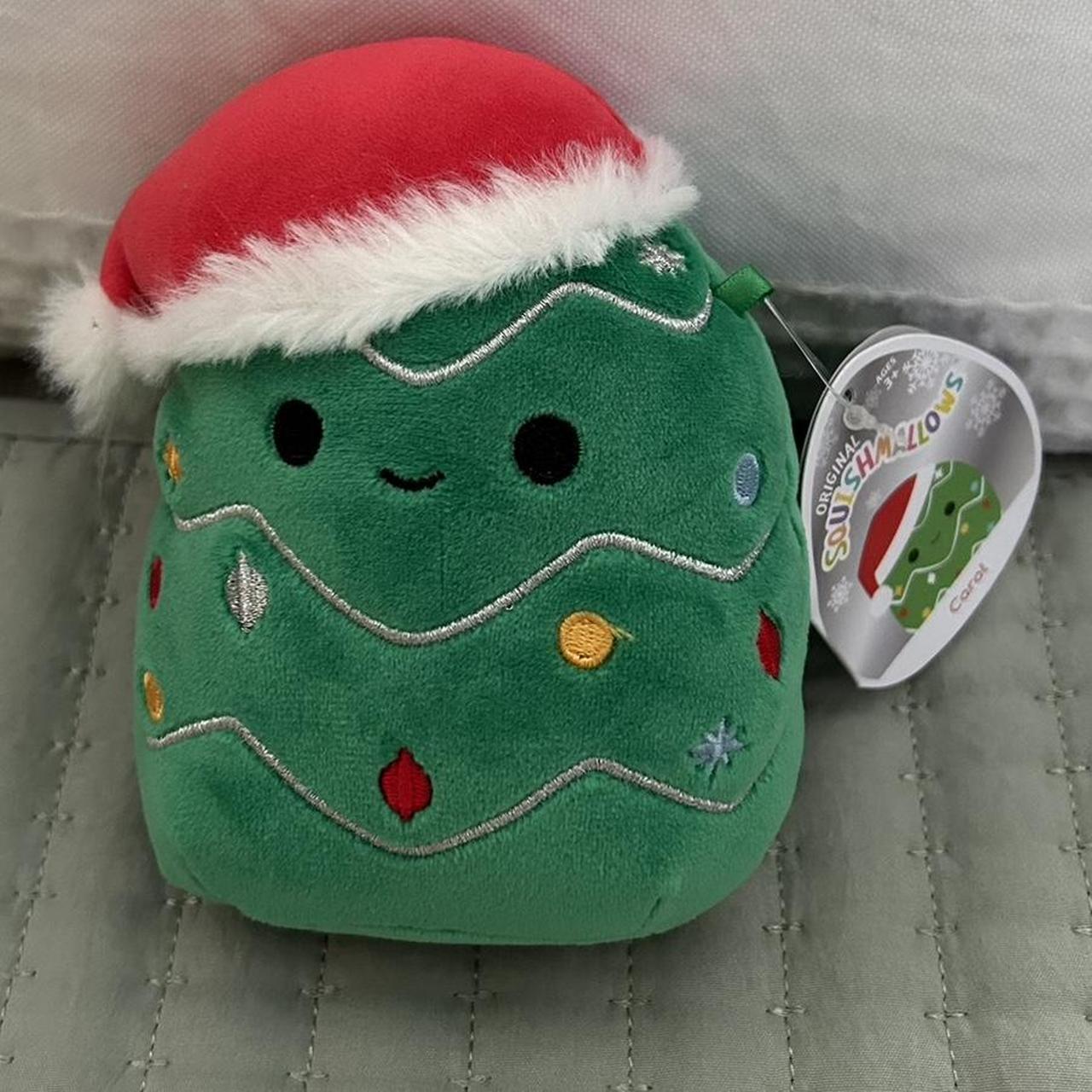 Carol the Christmas tree Squishmallow 4.5" B/N... - Depop