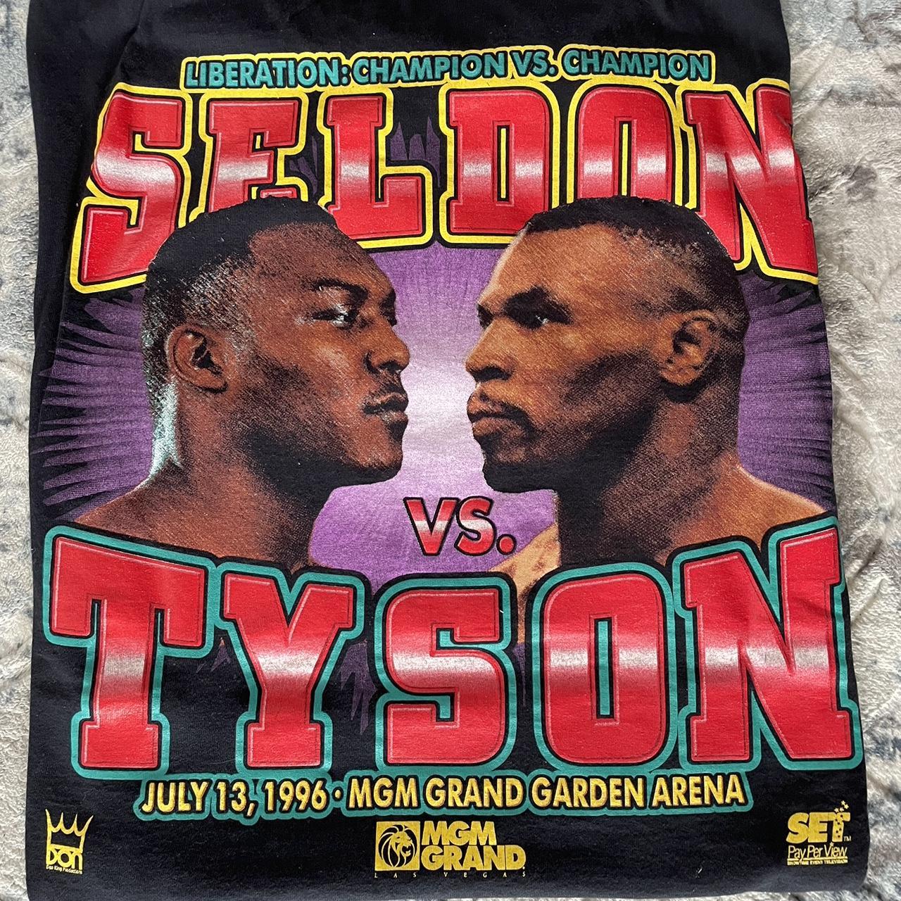 Vintage Tyson Vs Seldon Tee #vintage #boxingtee... - Depop