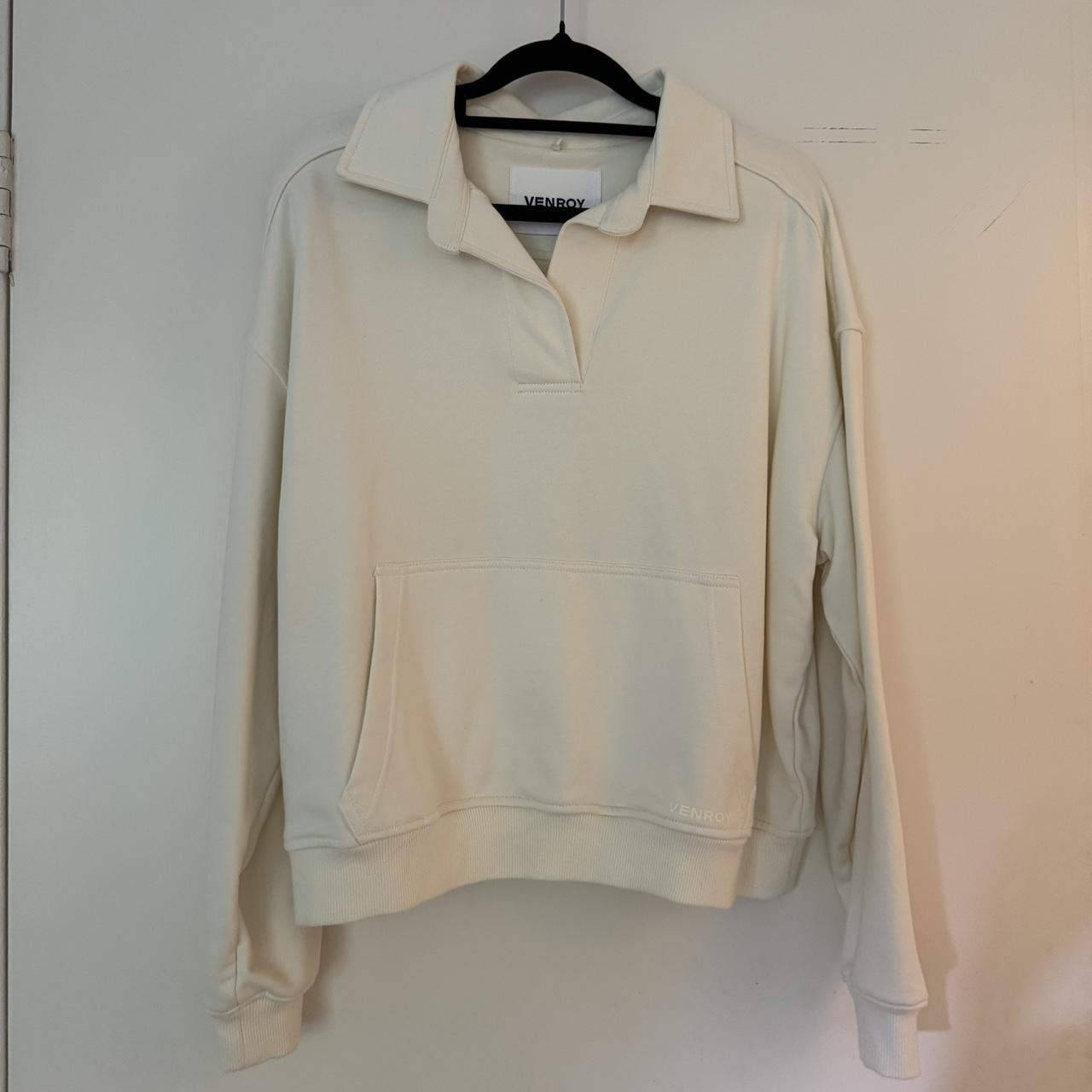 Venroy cotton track sweatshirt Worn once in new... - Depop