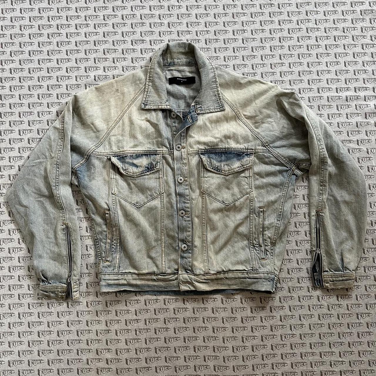 Represent Clothing Selvedge Denim Jacket -FREE... - Depop