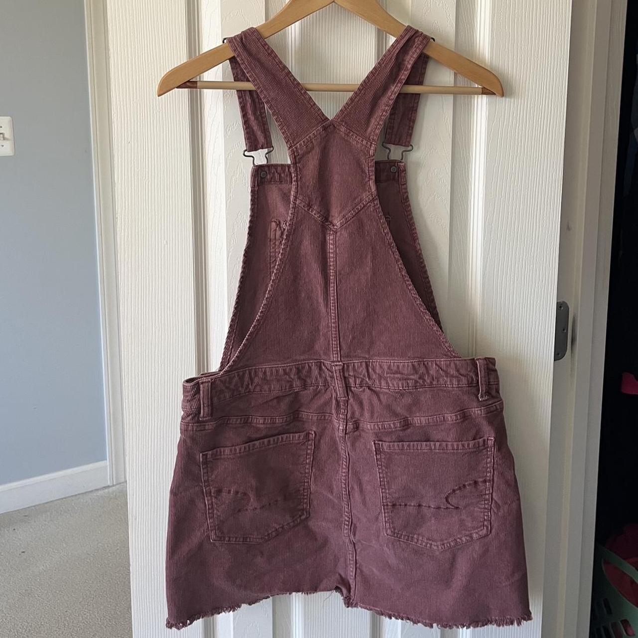 American Eagle Corduroy Overall Dress - size medium,... - Depop