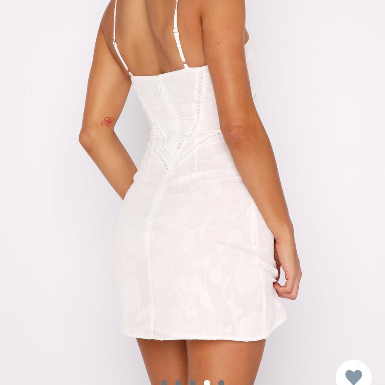 white fox dress smaller medium #whitefoxboutique... - Depop