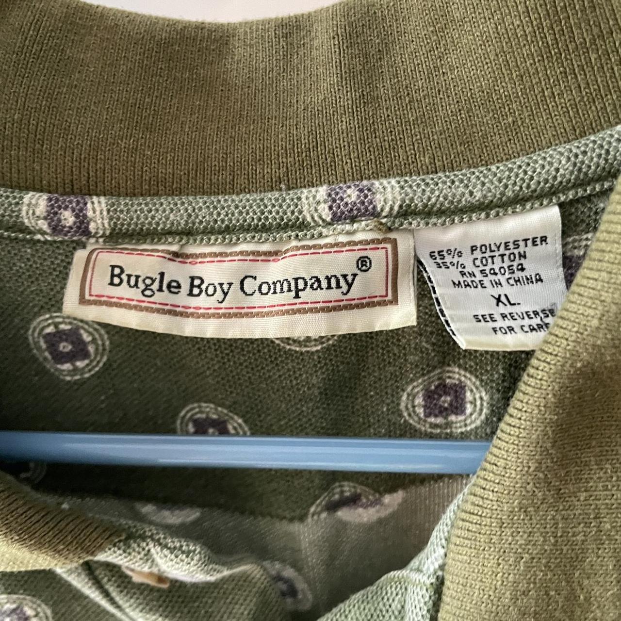 Bugle boy company geeen polo shirt - Depop