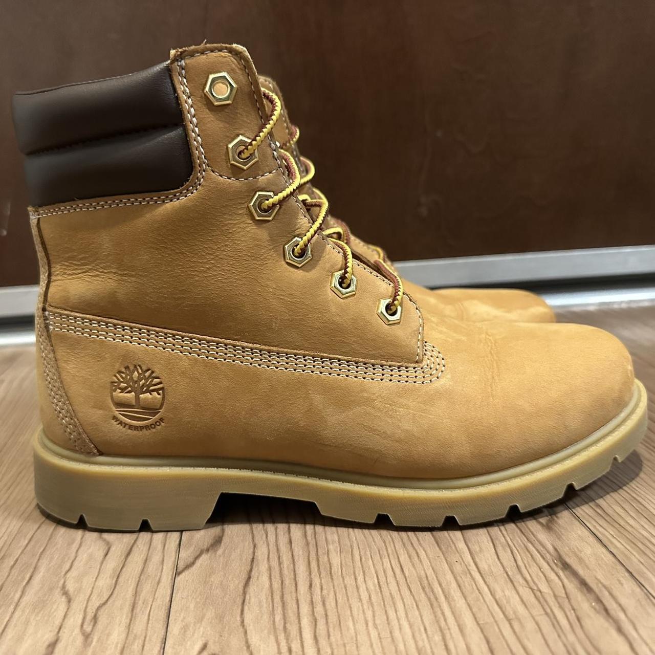 Tan Timberland 6 inch boots I bought them for a... | Depop