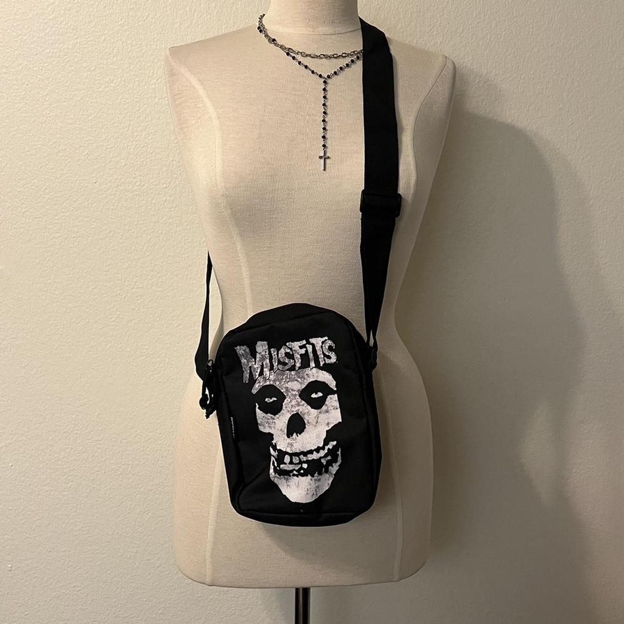 #Misfits crossbody bag from #Rocksax 💀 never been... - Depop