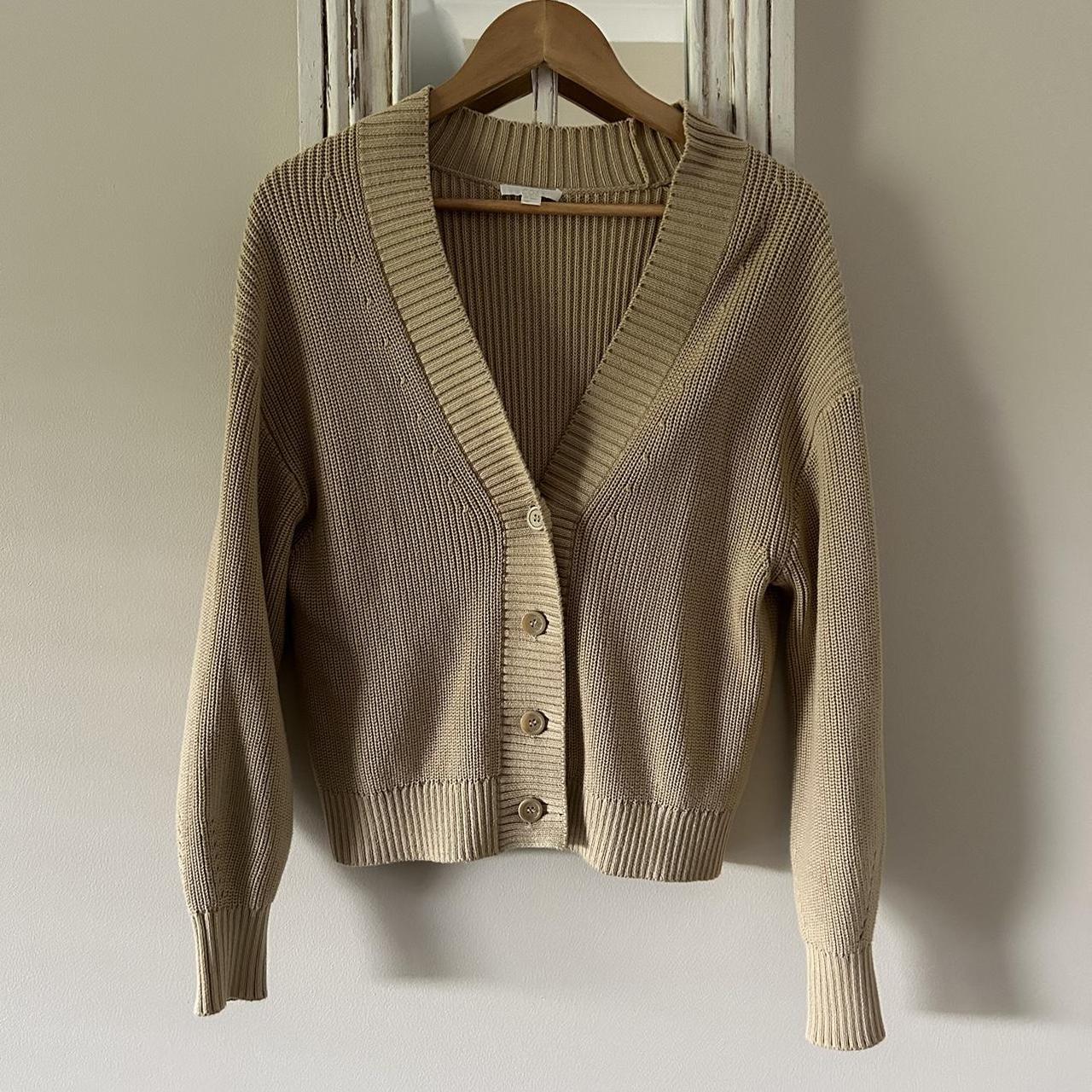 COS Cardigan Organic cotton Size XS - Depop