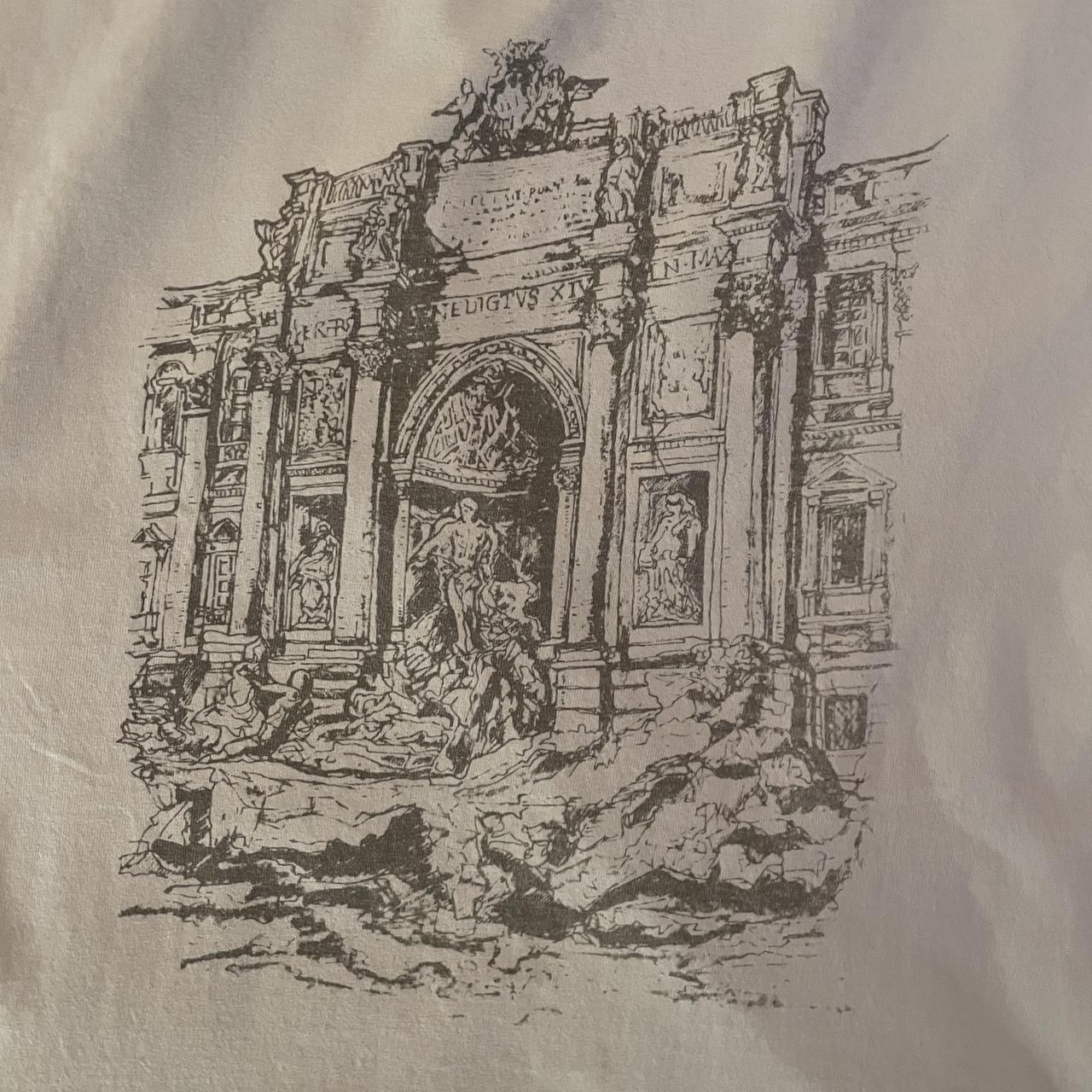 Brandy Melville Aleena Travis fountain top t shirt... - Depop