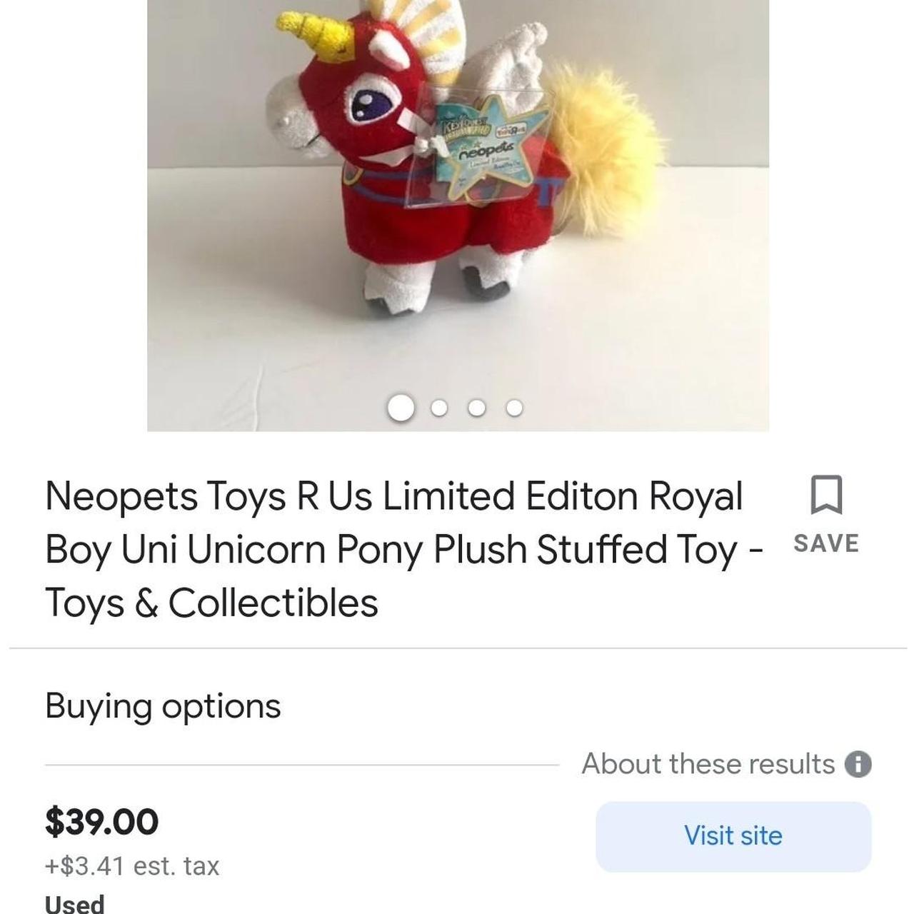 Neopets royal uni toy #neopets #toy #collectable - Depop