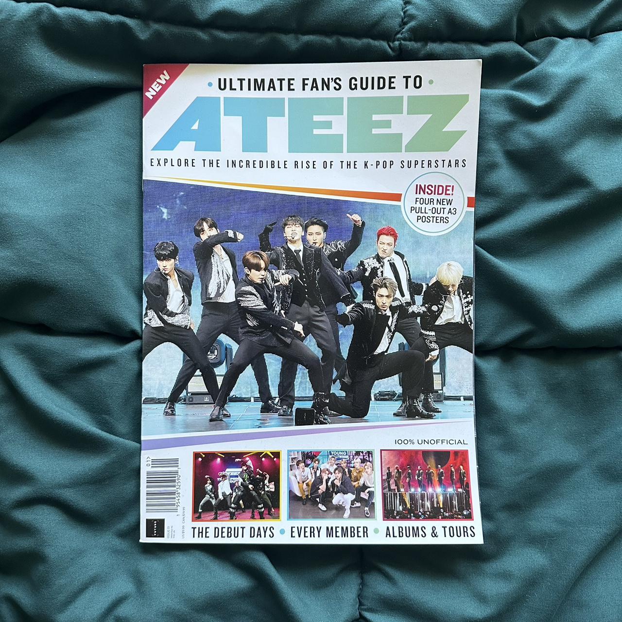 ateez fan guide - posters still inside - unwritten... - Depop