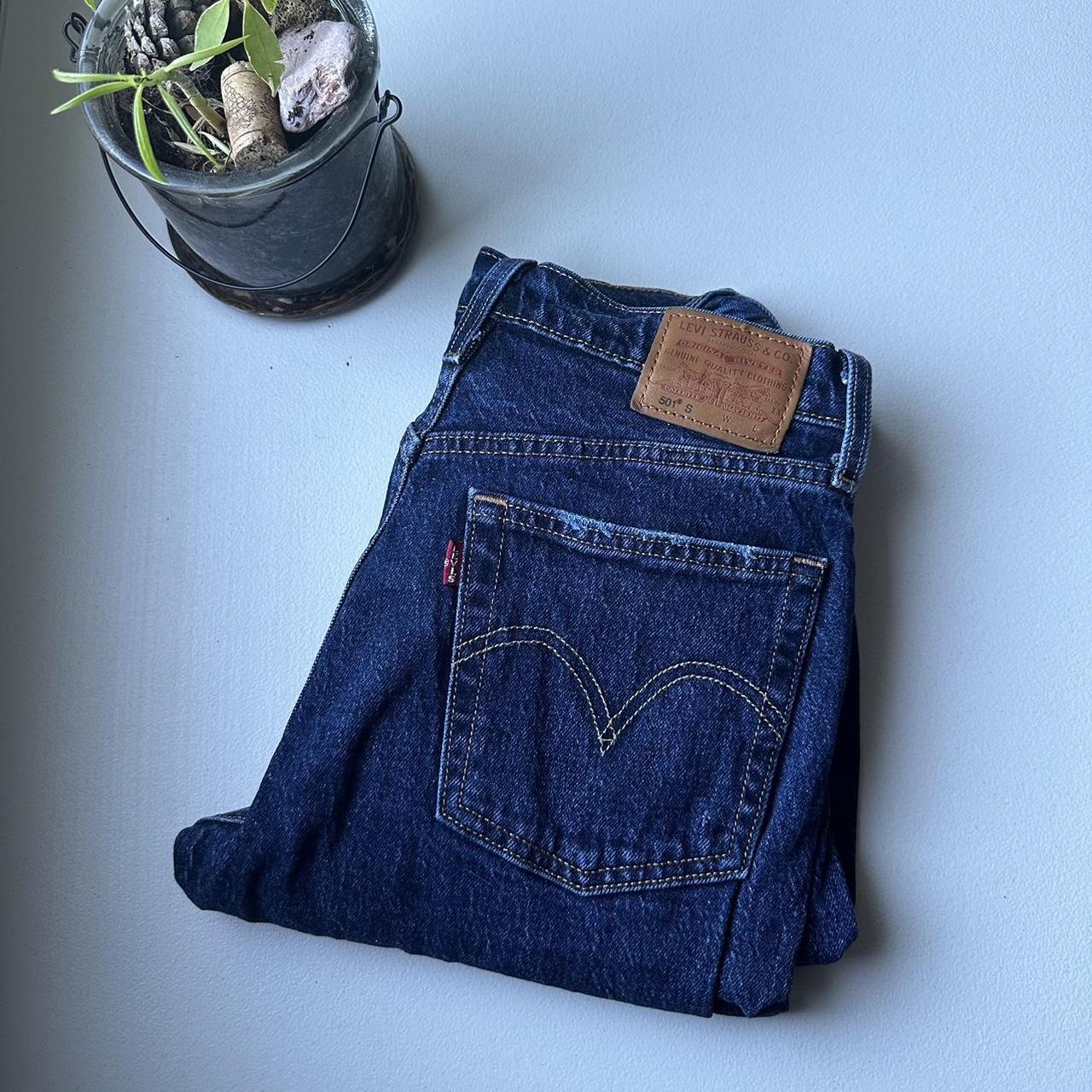 Dark Wash Levi’s 501 Skinny Women’s 25 x 32 Only... - Depop