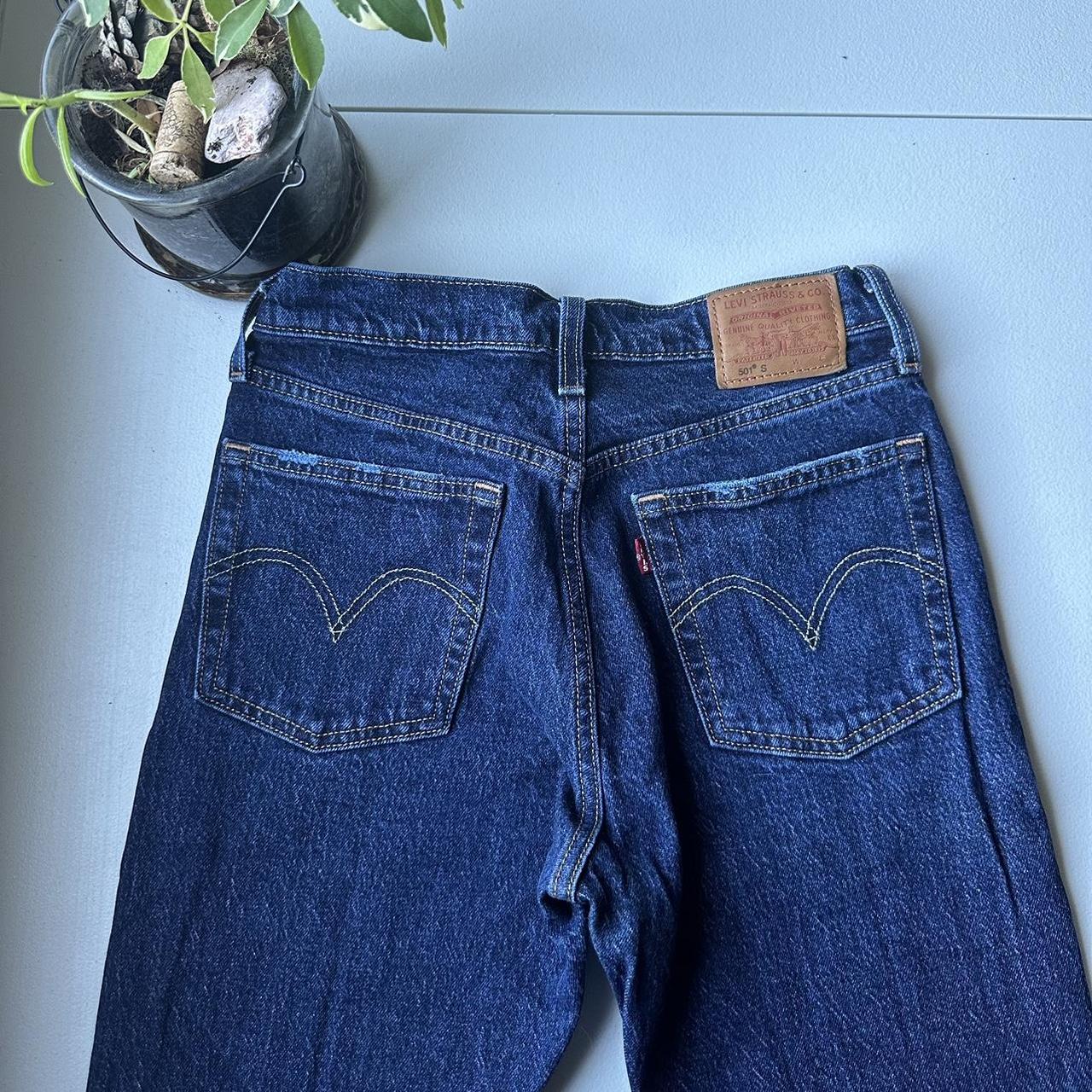 Dark Wash Levi’s 501 Skinny Women’s 25 x 32 Only... - Depop