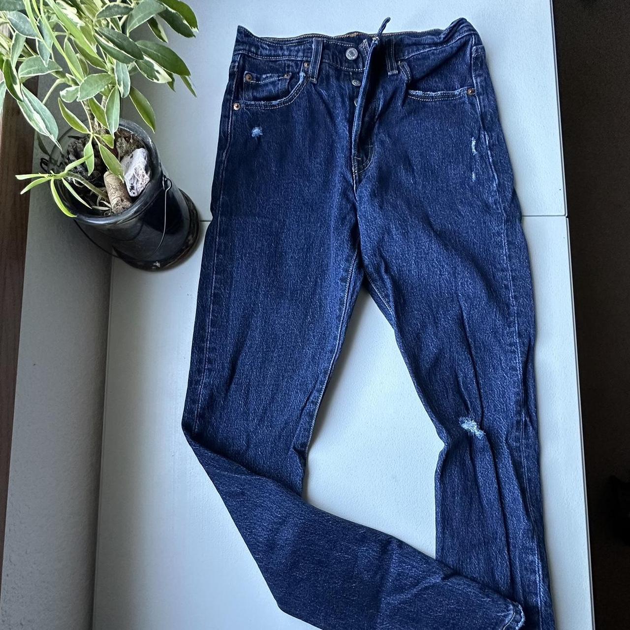 Dark Wash Levi’s 501 Skinny Women’s 25 x 32 Only... - Depop