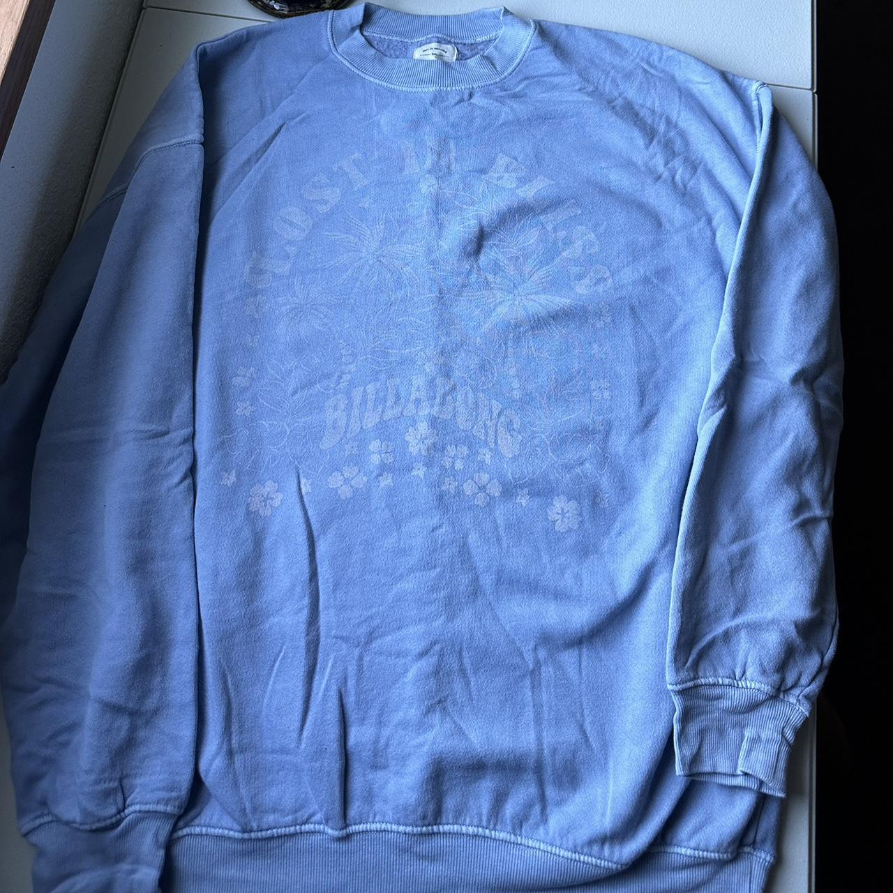 Blue Billa Bong Sweatshirt Women’s Small... - Depop