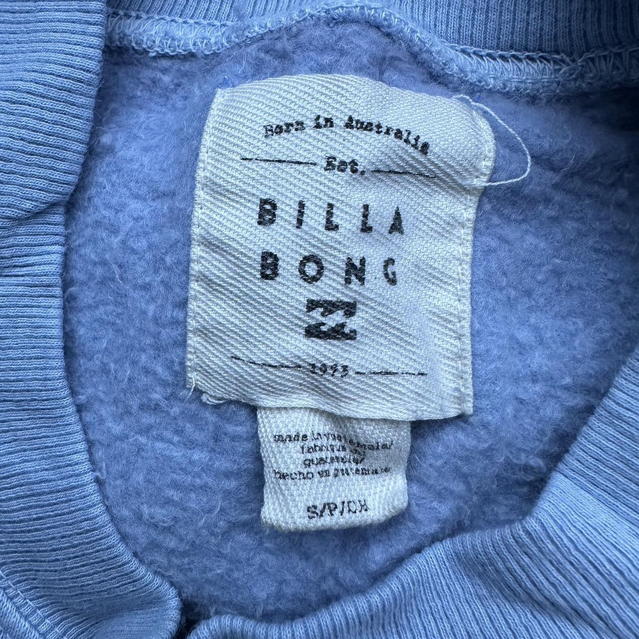 Blue Billa Bong Sweatshirt Women’s Small... - Depop