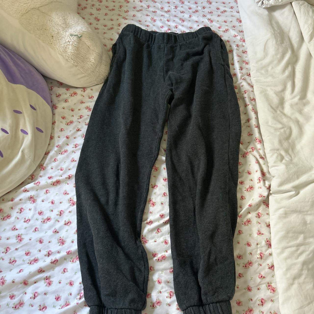 black brandy rosa sweatpants. super soft and comfy!... - Depop