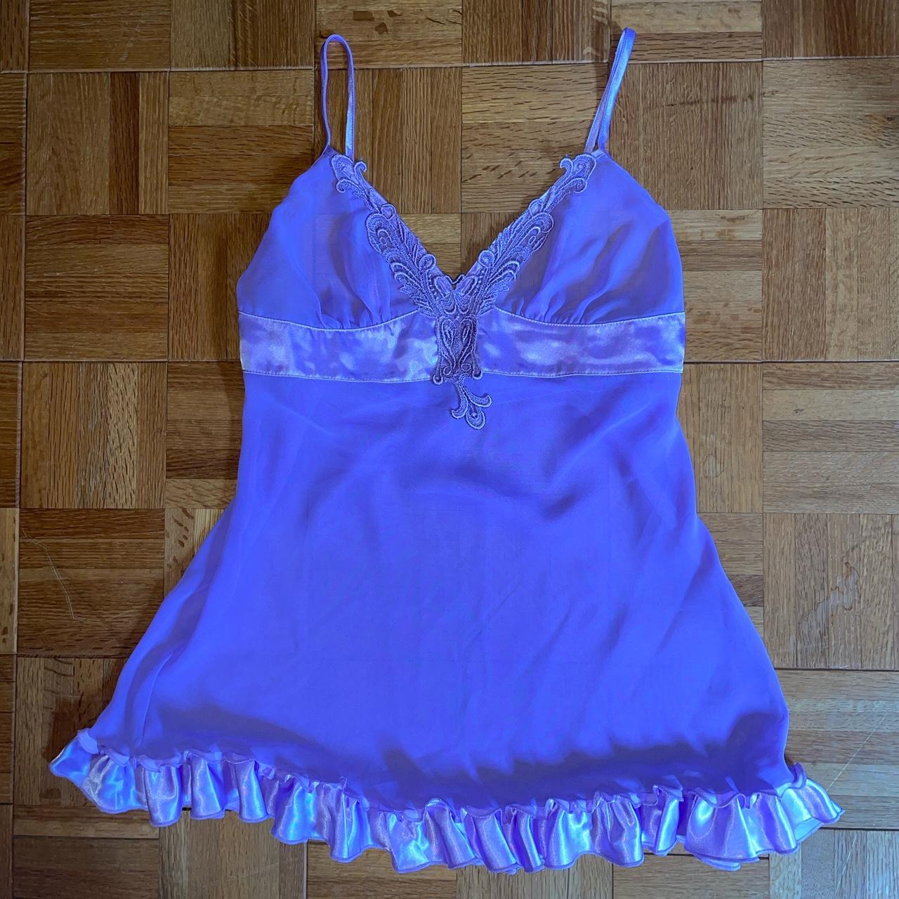 Vintage sheer teddy top! Super pretty!! Color is... - Depop