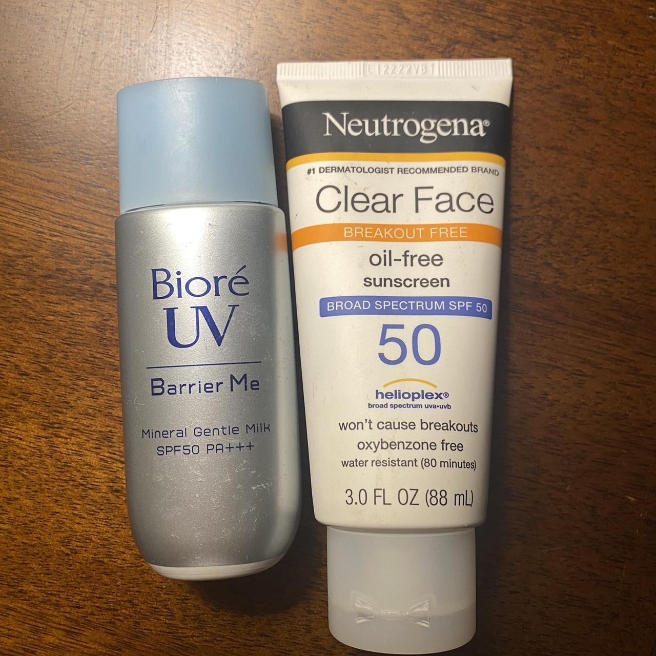 Sunscreen bundle Opened but only used a handful of... - Depop