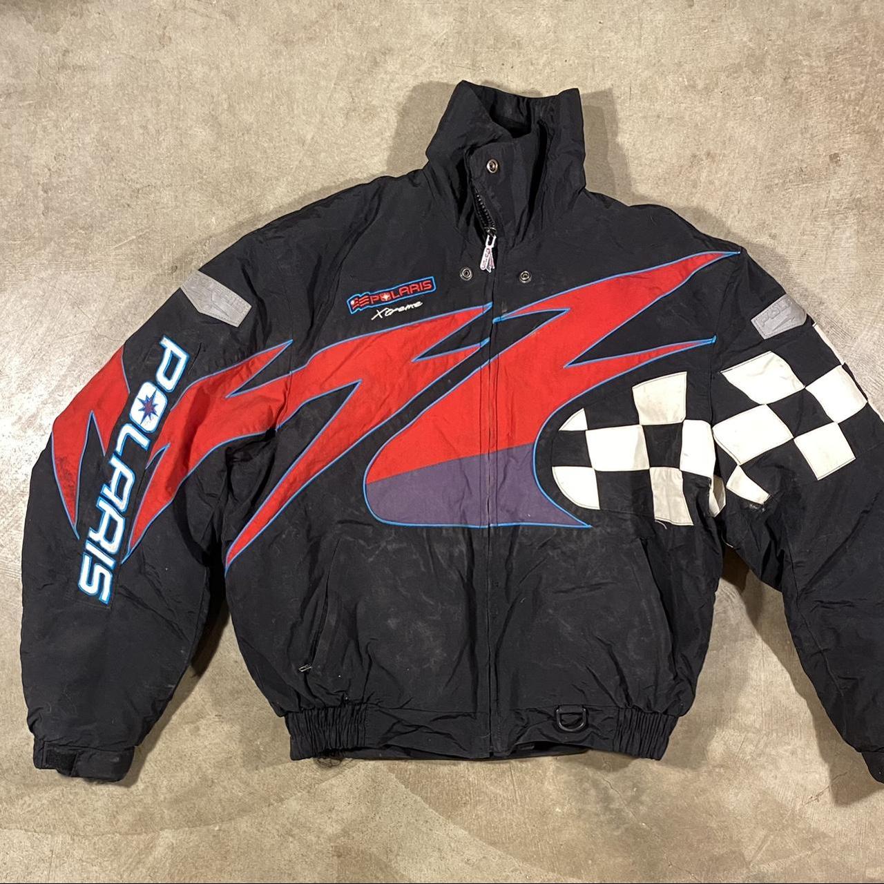 Men's Blue and Red Jacket | Depop