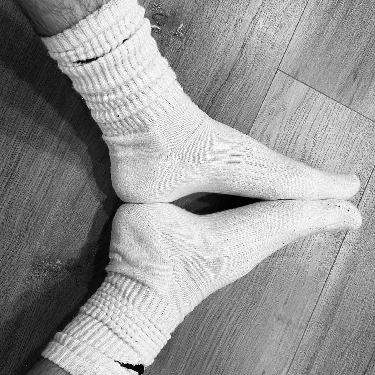 Nike White Tube Socks Athletic Gym Running Walking Depop
