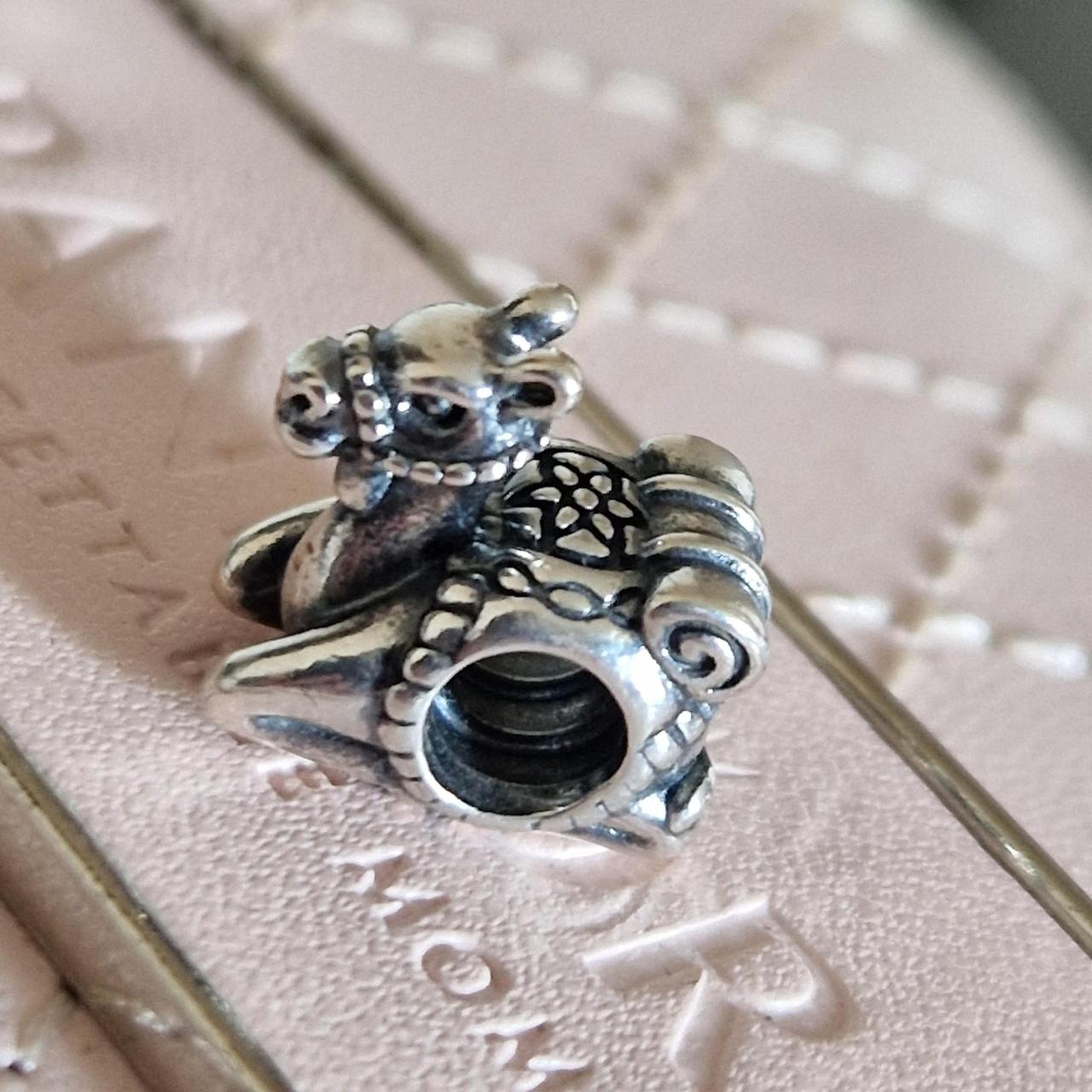 Genuine PANDORA silver camel charm with 925 ALE... - Depop