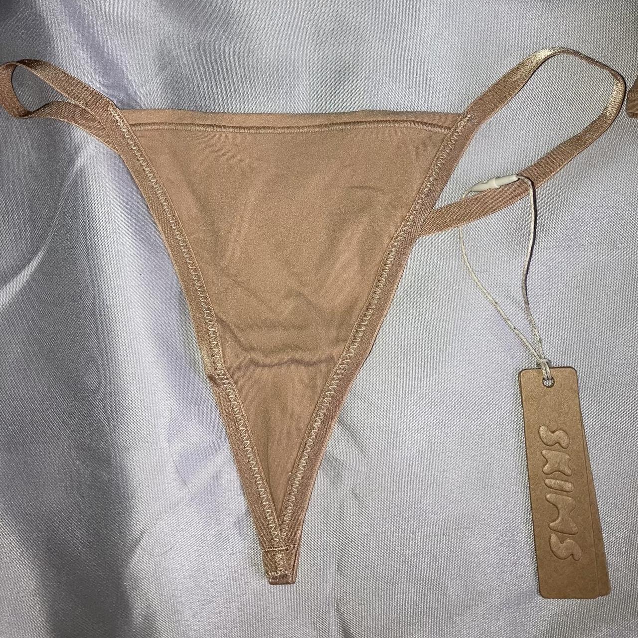 Skims ocre v string thong xxs new with tags #skims... - Depop