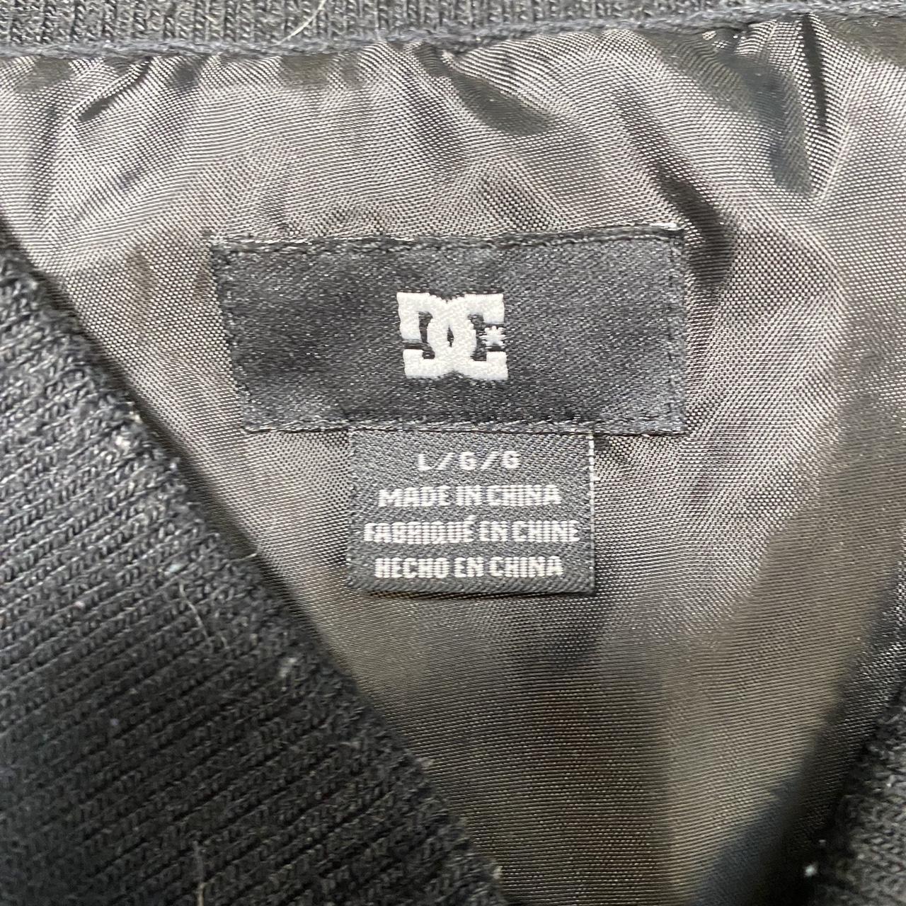 DC Skate Bomber Jacket Size L small tears on the... - Depop