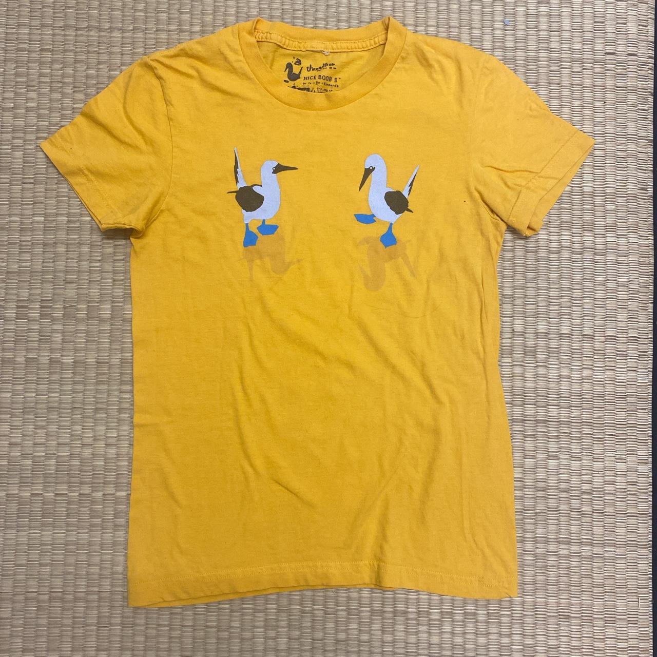 Threadless ‘nice boobies’ screen print t shirt. Size xs - Depop