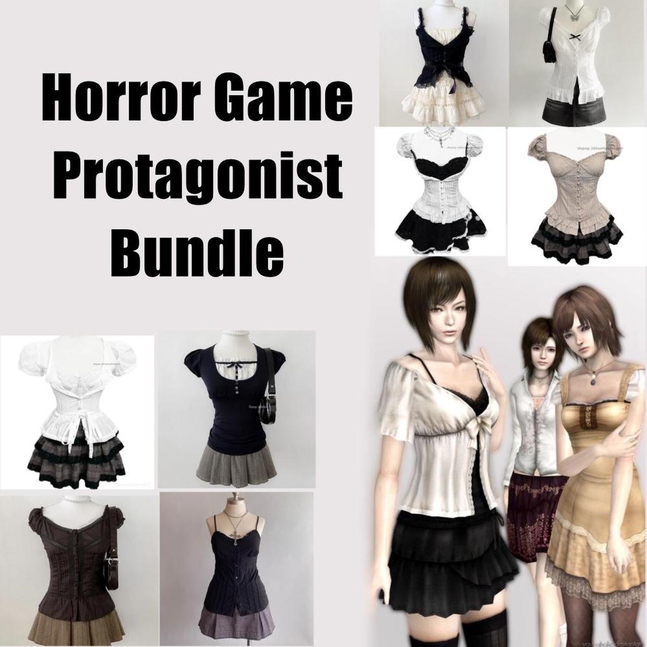 horror game protagonist custom style... - Depop