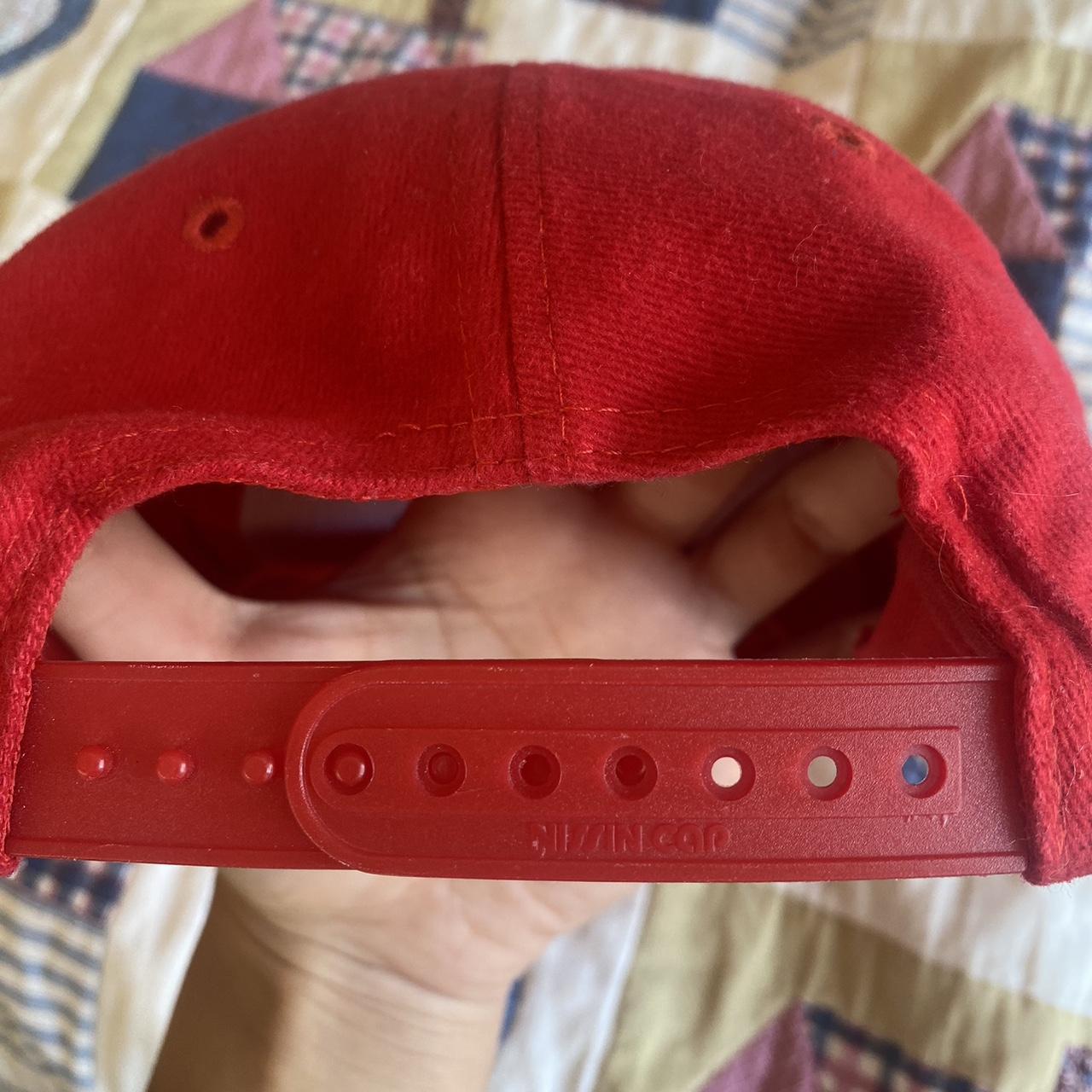 red 777 hat/cap; adjustable back #angelnumbers #caps... - Depop